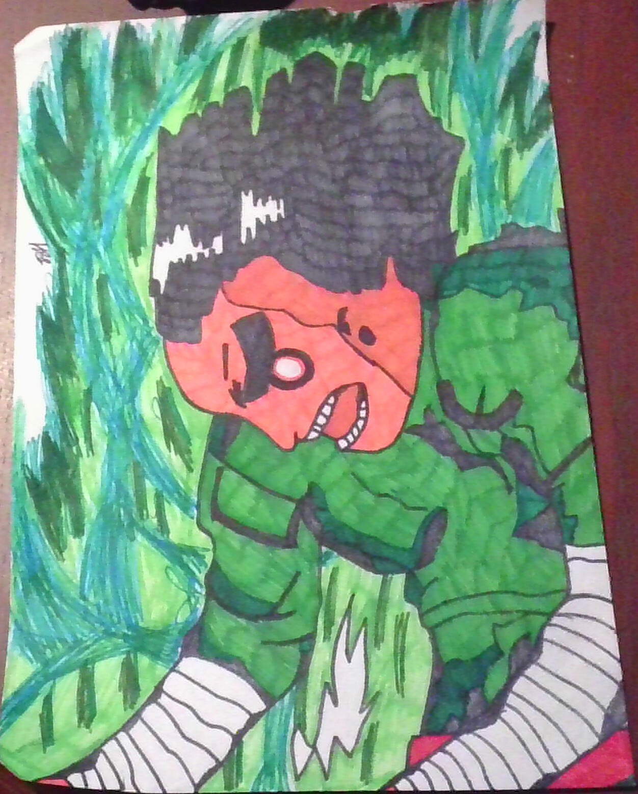 ArtStation - Rock Lee 3rd Gate