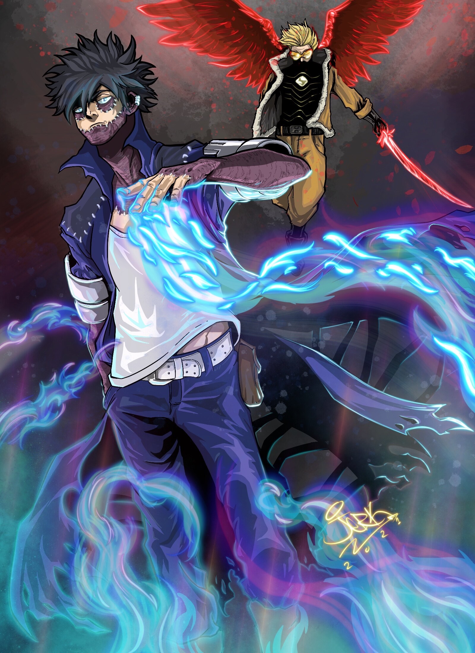 ArtStation - Dabi and Hawks