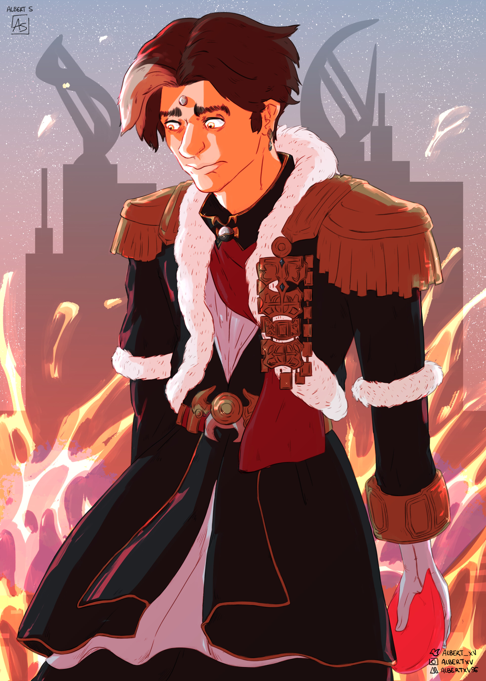 ArtStation - Emet-Selch: Mortal instants.