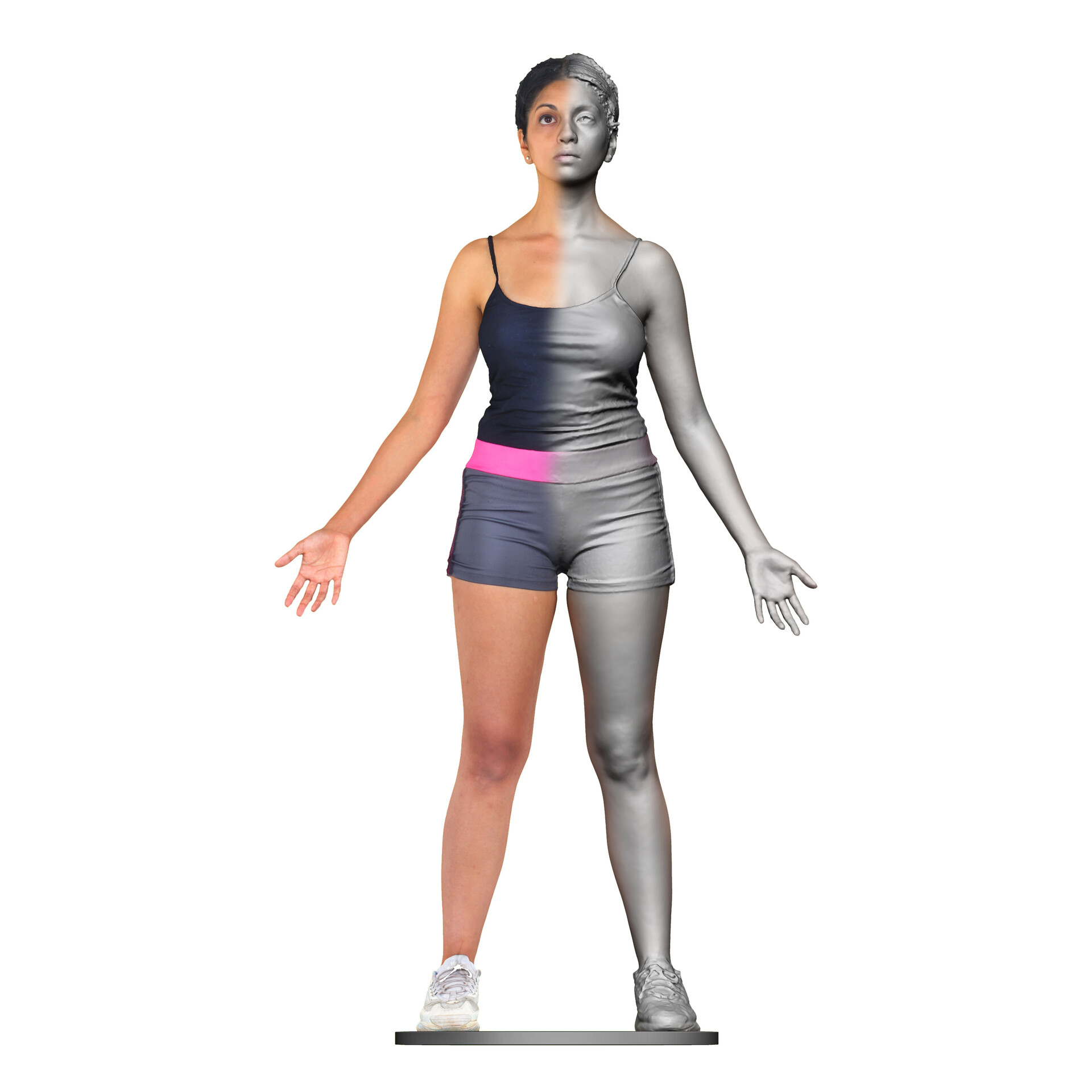 ArtStation - Female Subject - Mesh Compare - Photogrammetry