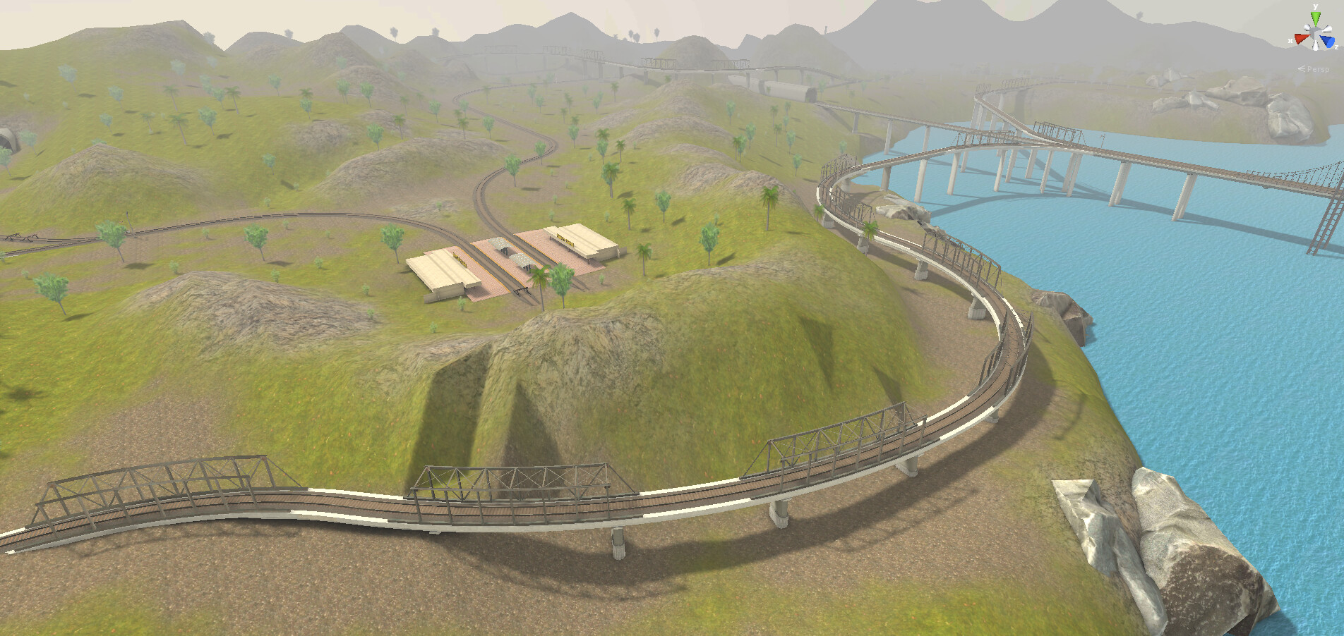 ArtStation - Train Simulation Environment