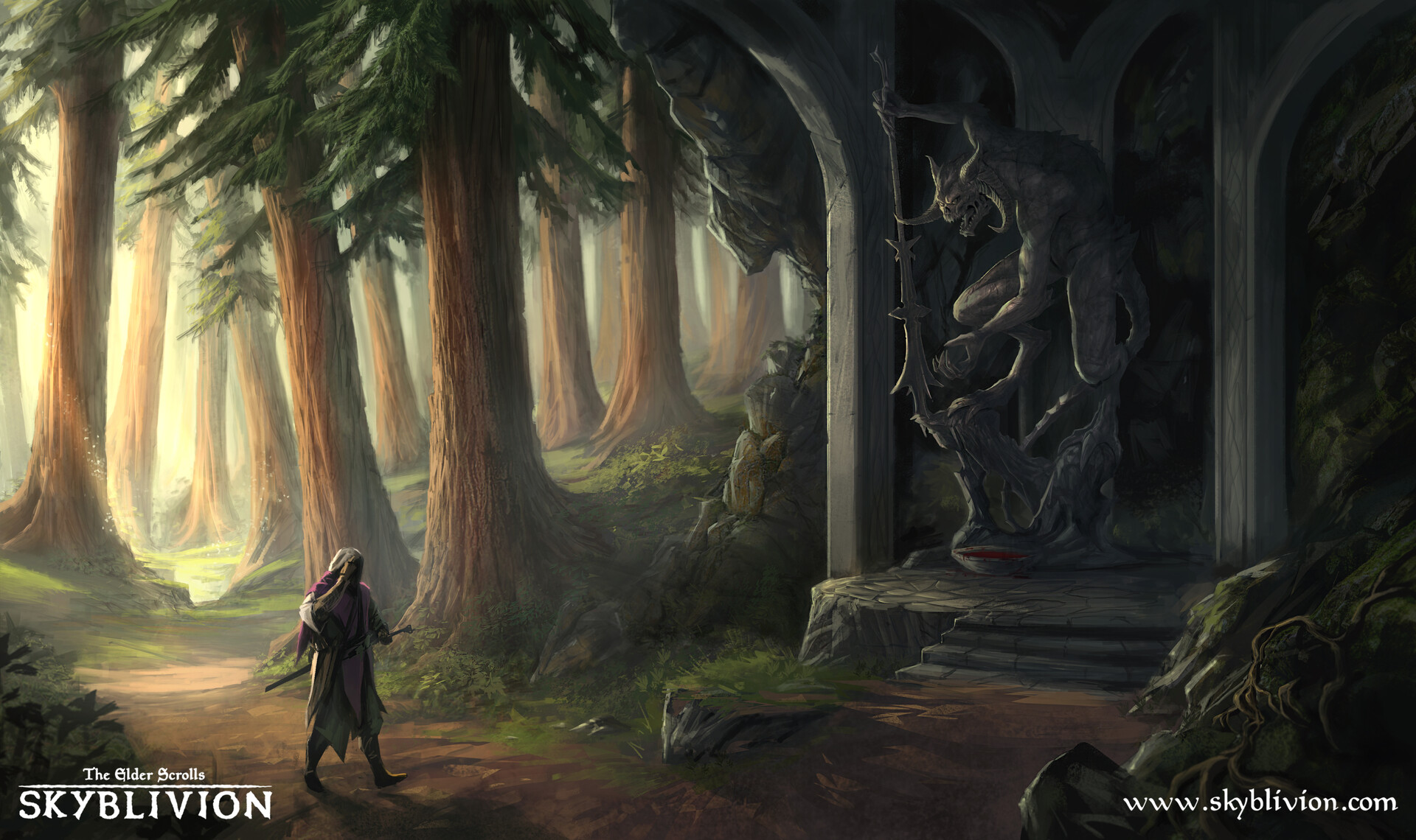 Dimitris Iliopoulos - Skyblivion / Molag Bal shrine environment concept ...