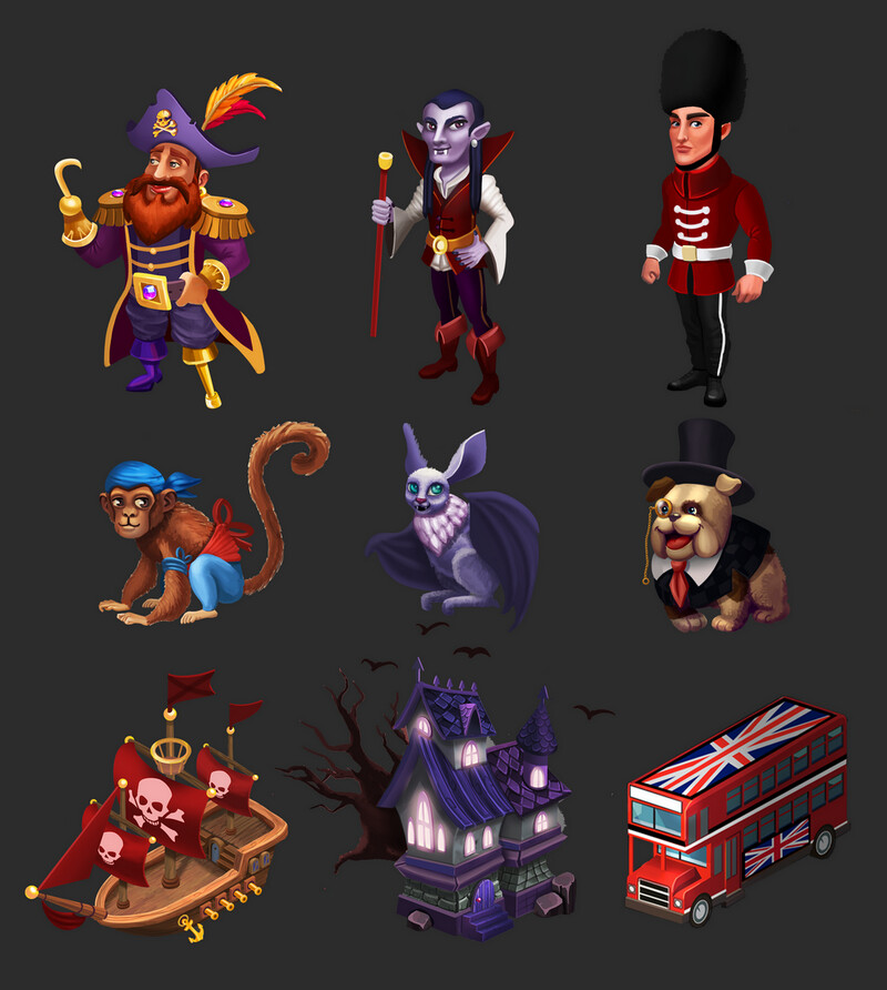 ArtStation - Charackters and props