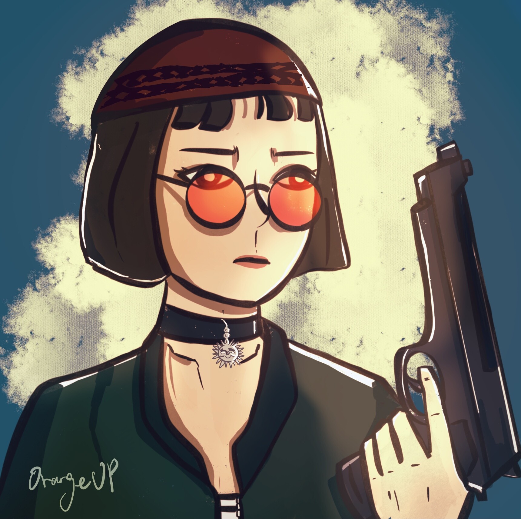 ArtStation - Leon(1994)-Matilda: portrait illustration