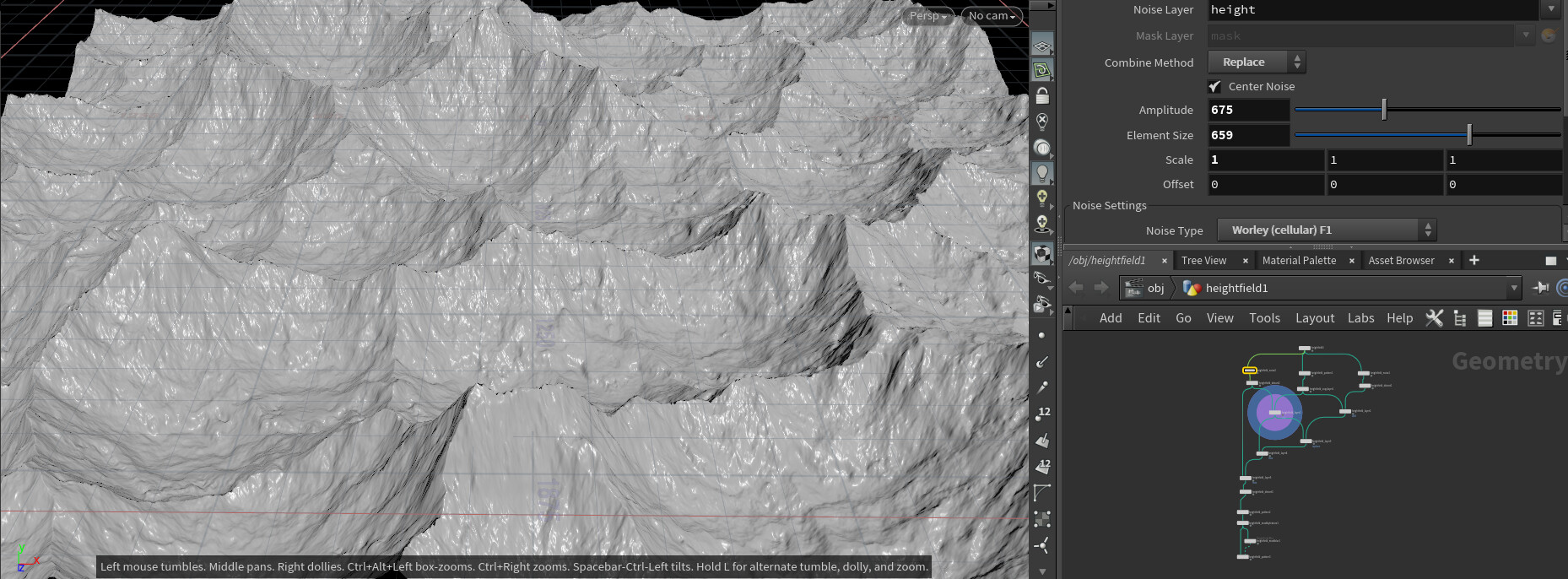 ArtStation - Hounidi - Procedure Moutain Terrain