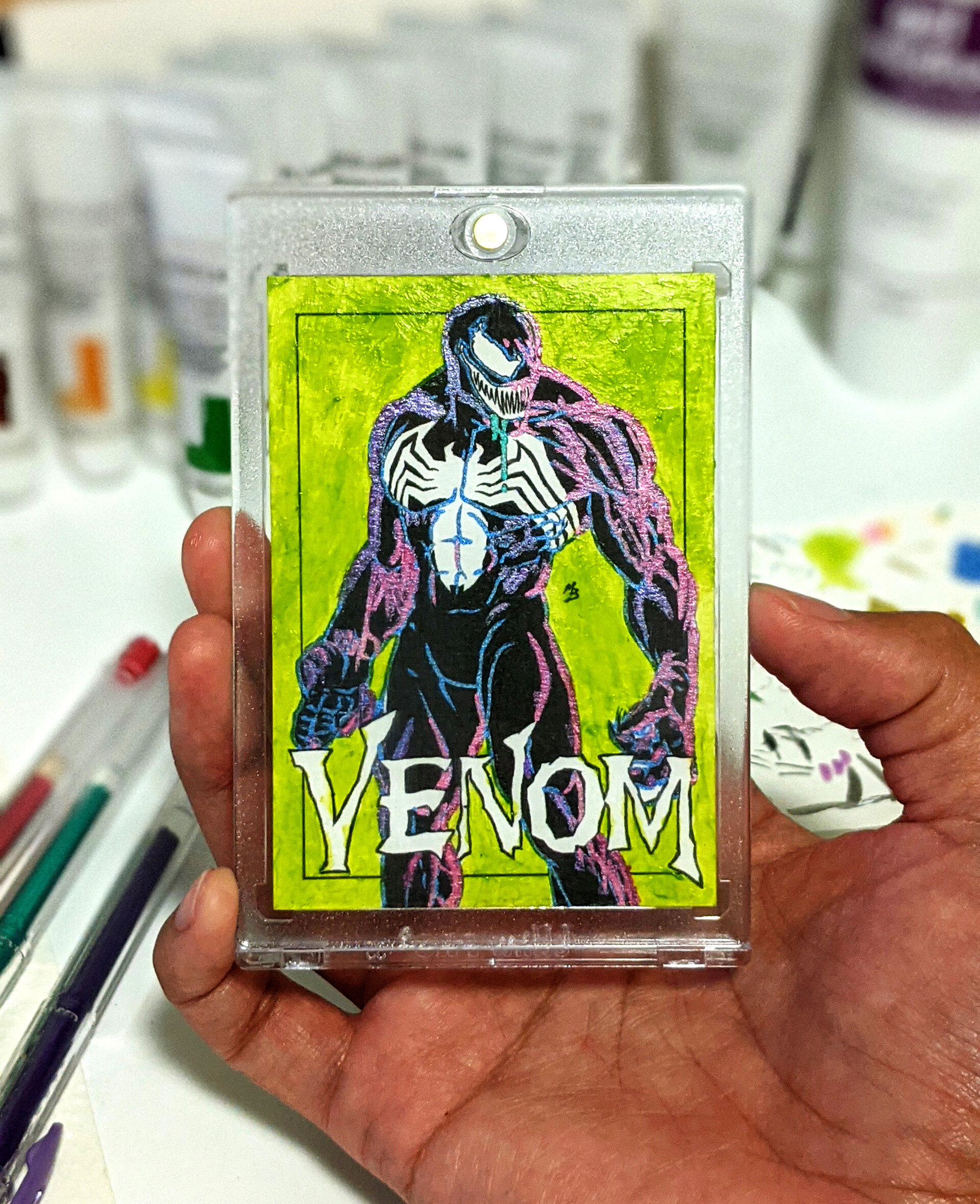 ArtStation - Venom Original Sketch Card