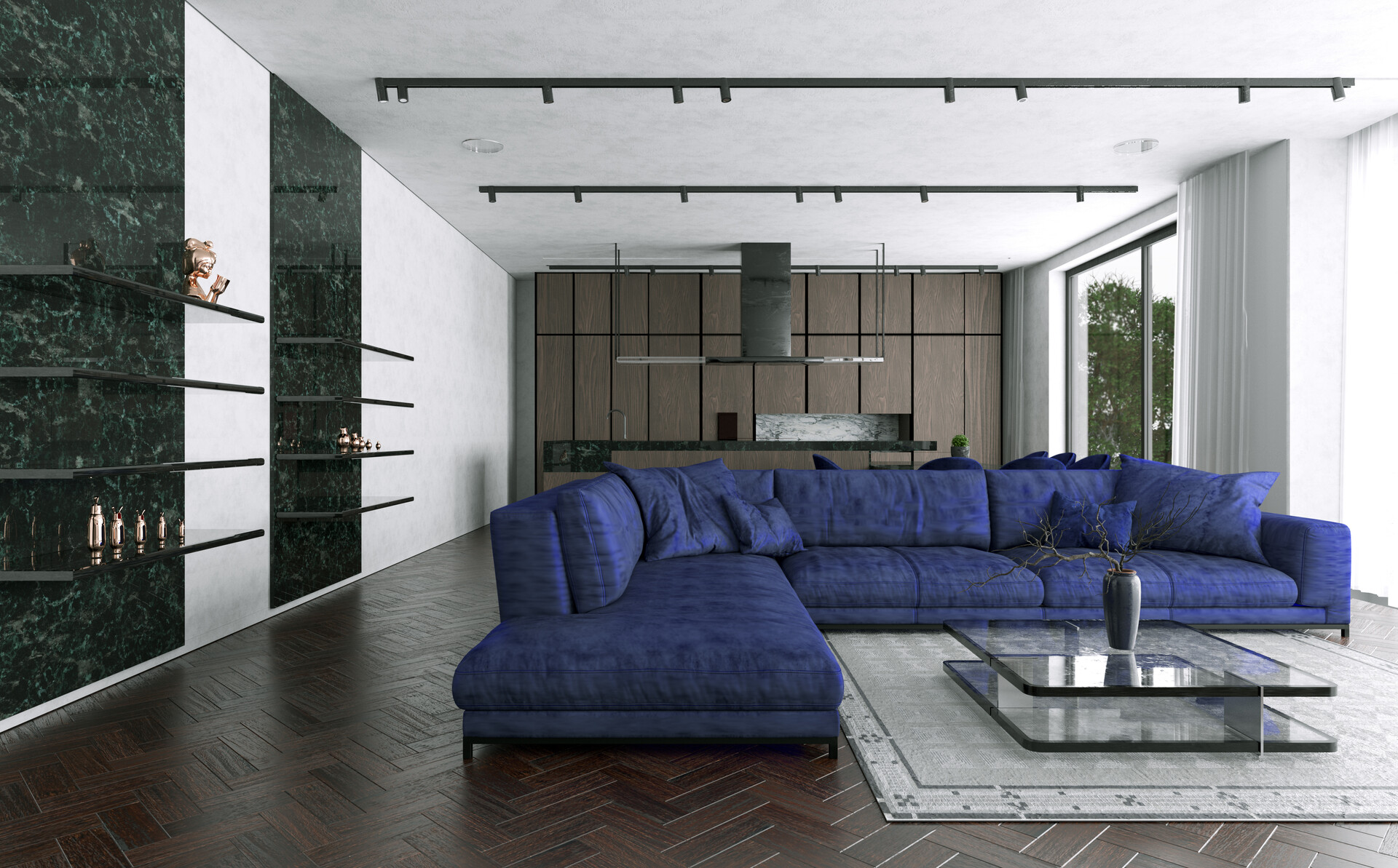 ArtStation - Visualization of living room