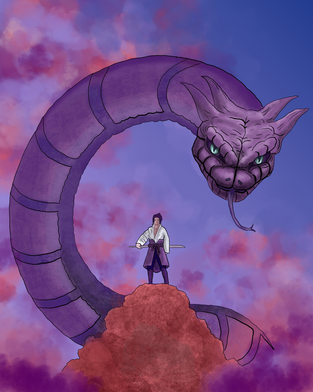 ArtStation - FanArt Sasuke