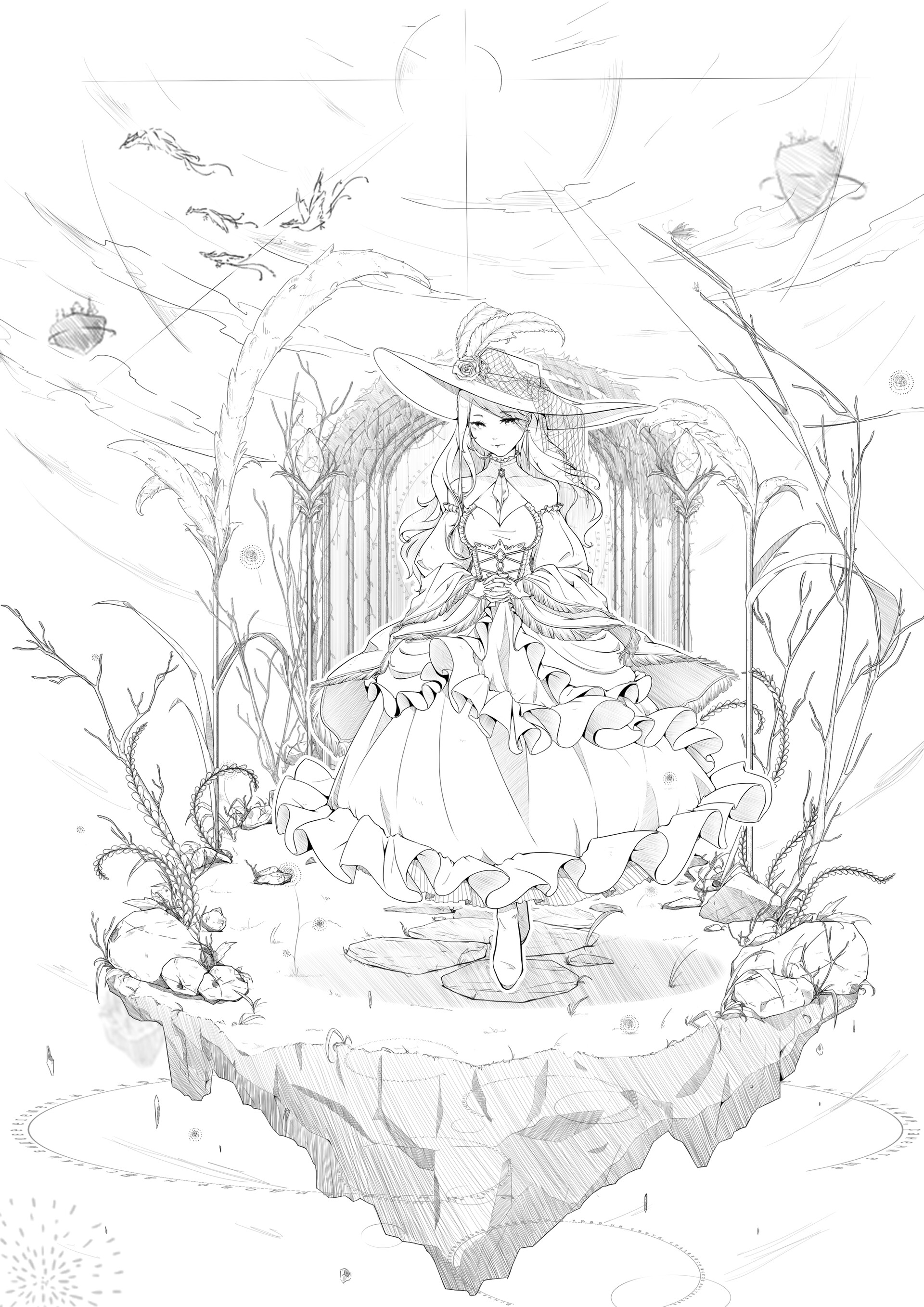 ArtStation - Original Character Line Art 04