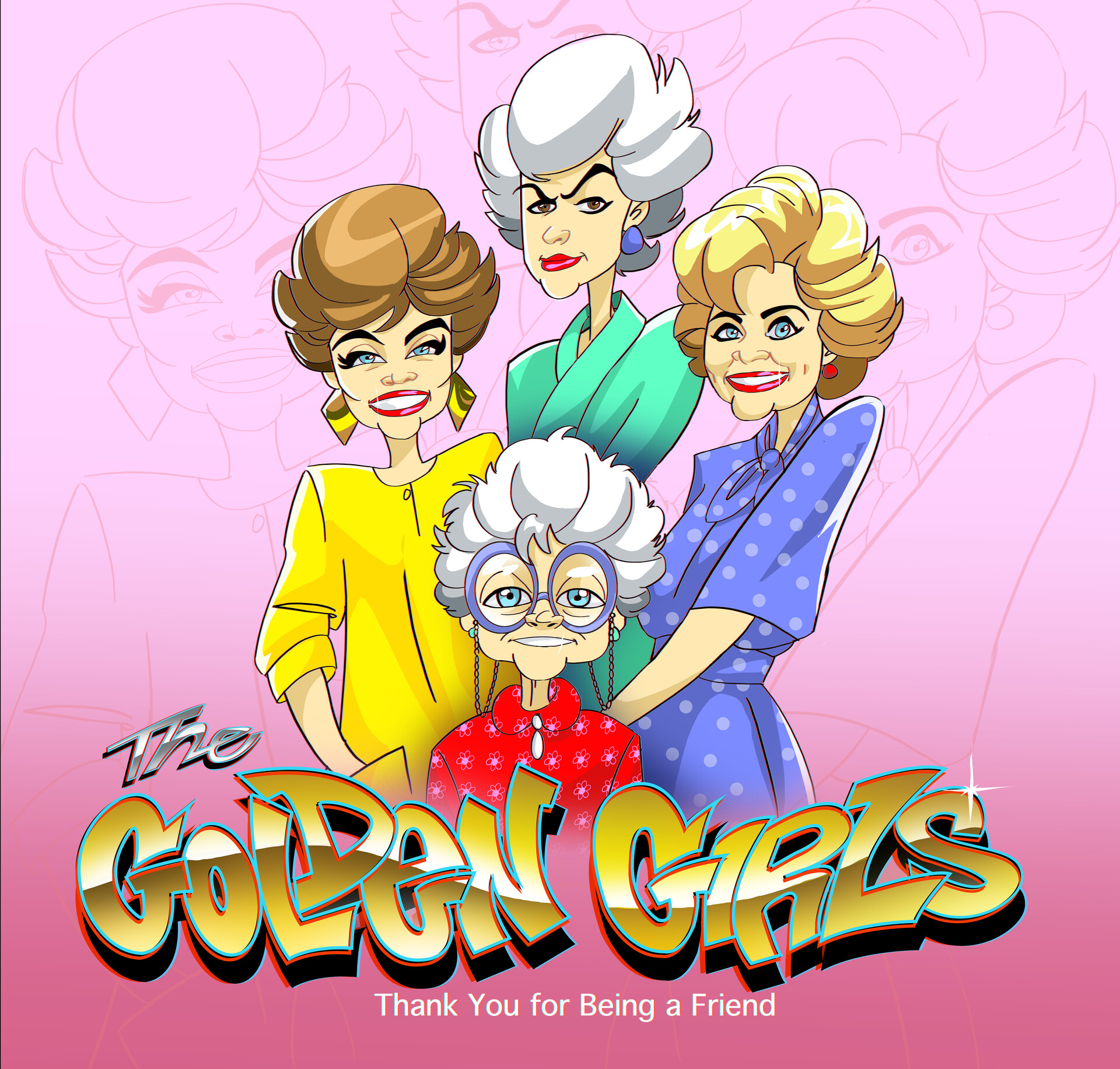 ArtStation - THE GOLDEN GIRLS
