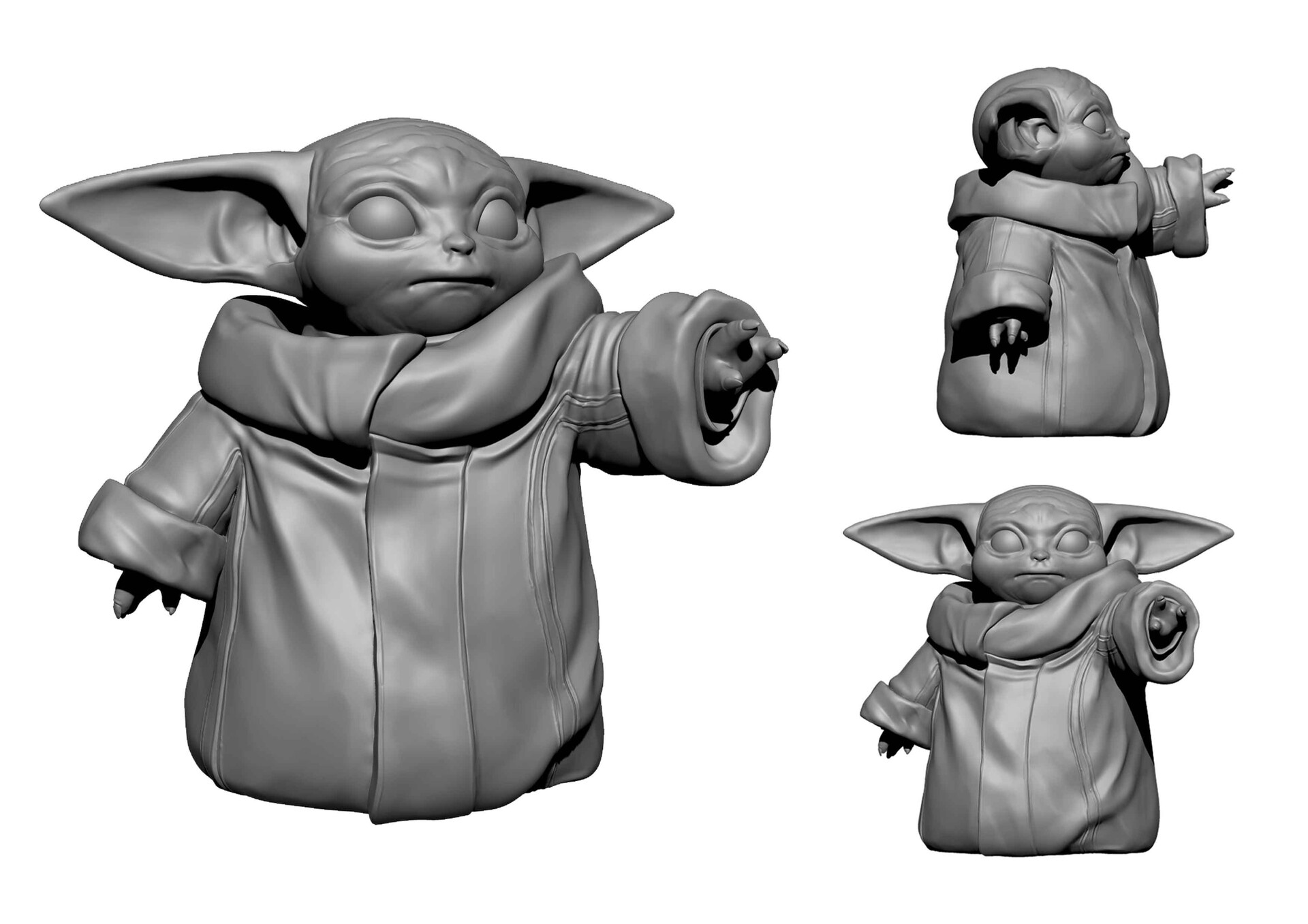 ArtStation - Baby Yoda 3D