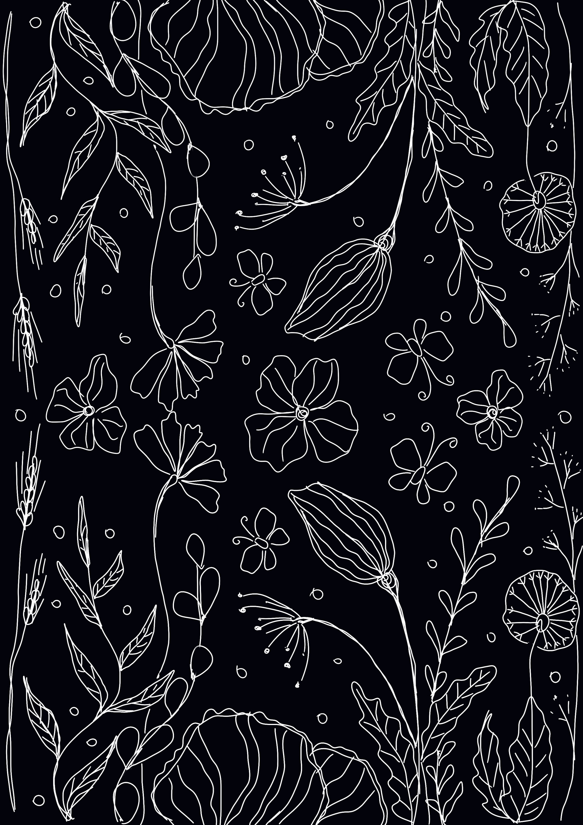 ArtStation - Floral design for background