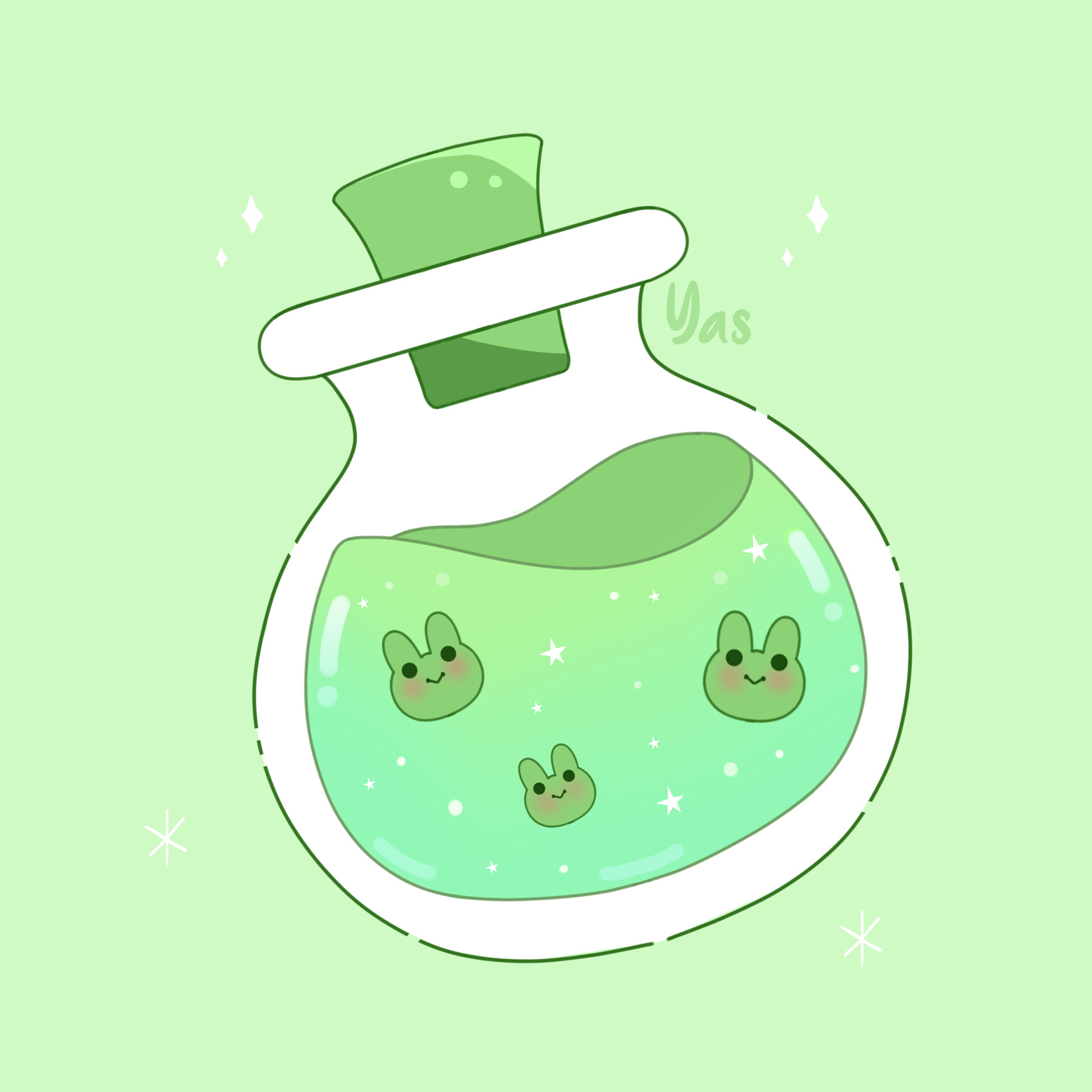 ArtStation - frog potion