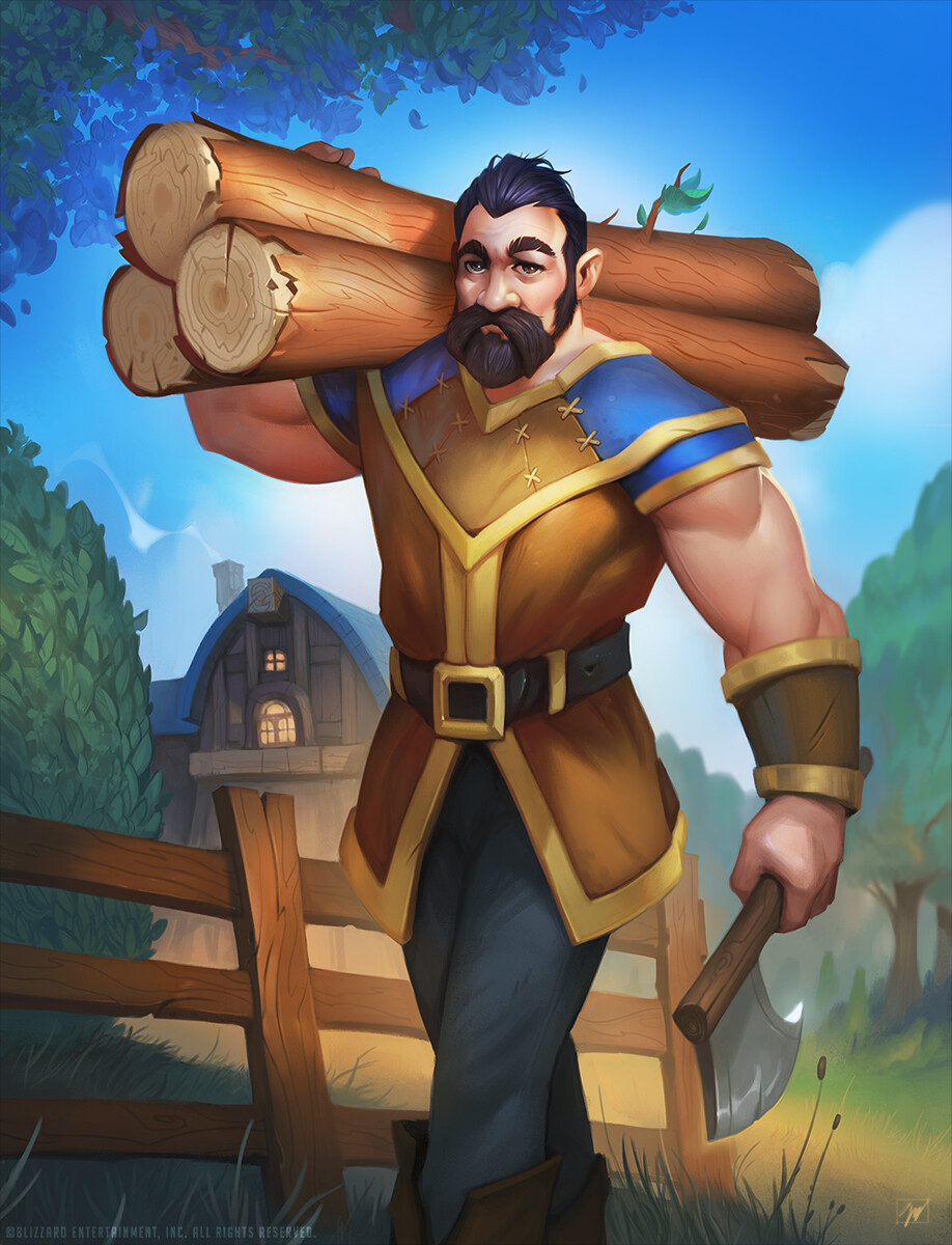 Dave Greco - Peasant and Bolvar the Grill master! Hearthstone
