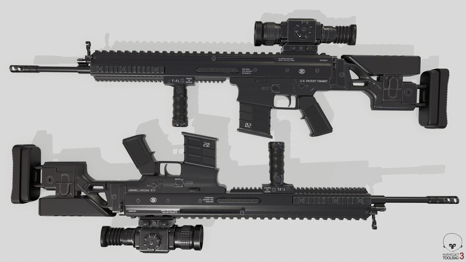 ArtStation - FN Scar-l gun