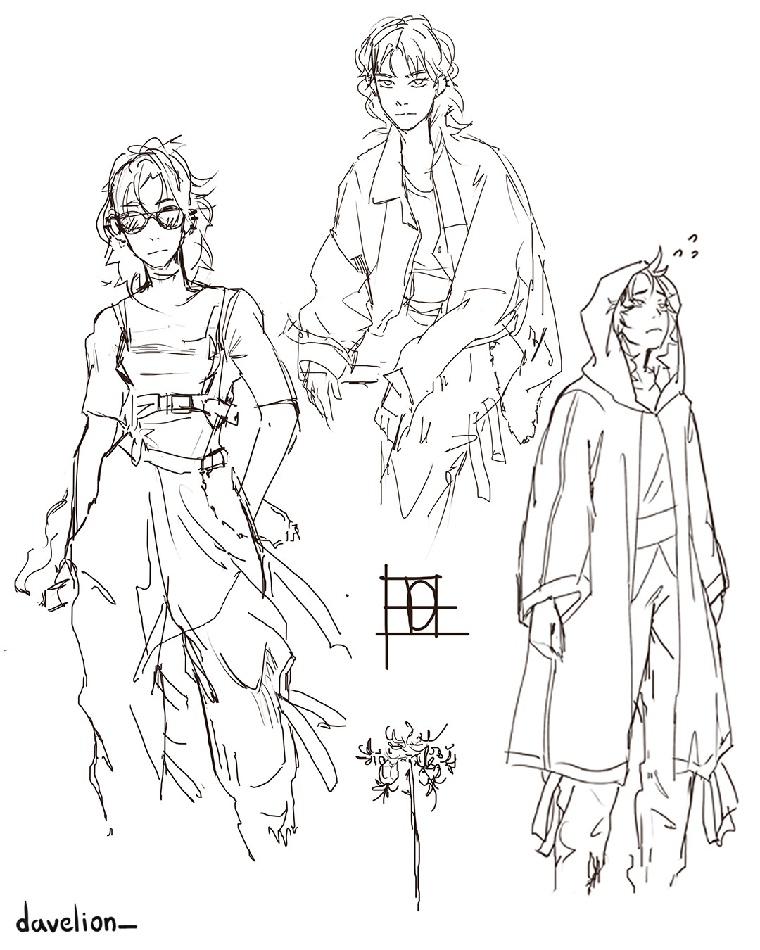 ArtStation - main oc sketches