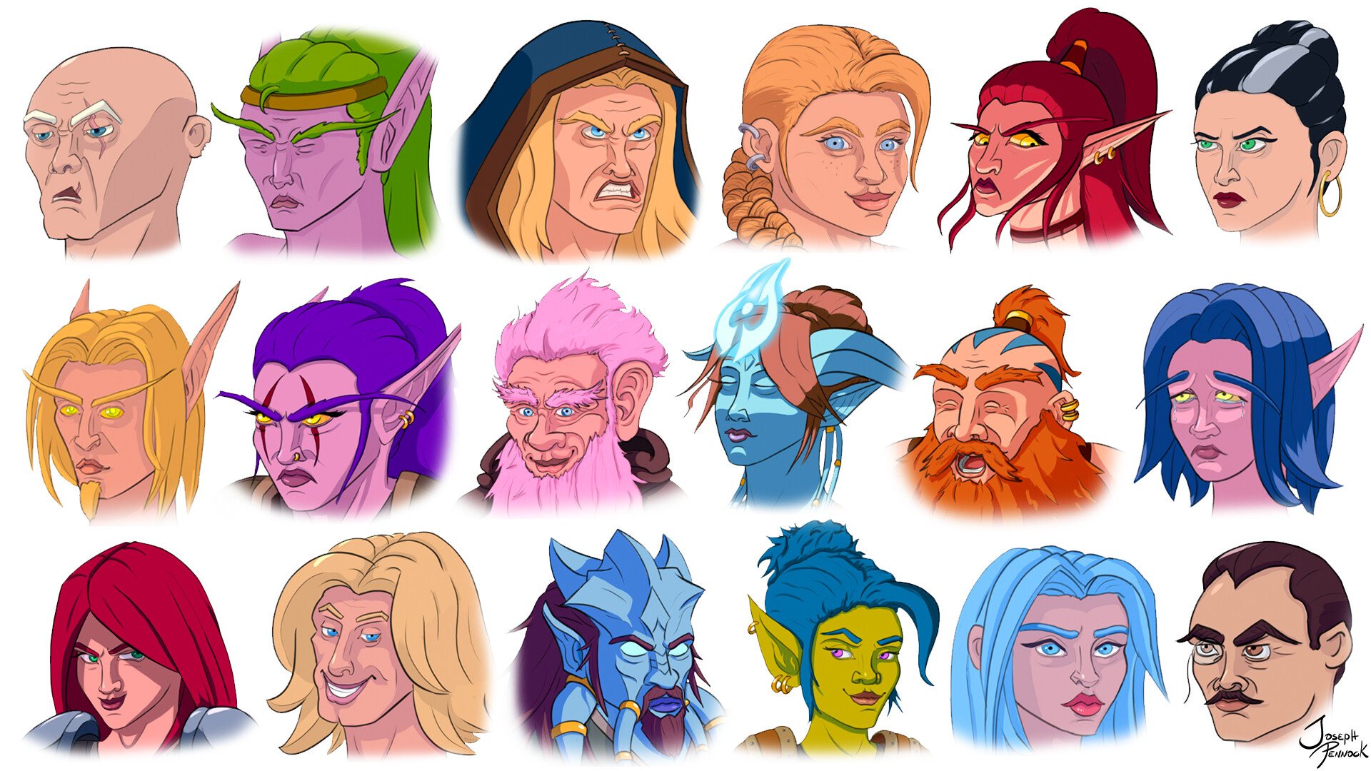 ArtStation - Portrait Collage