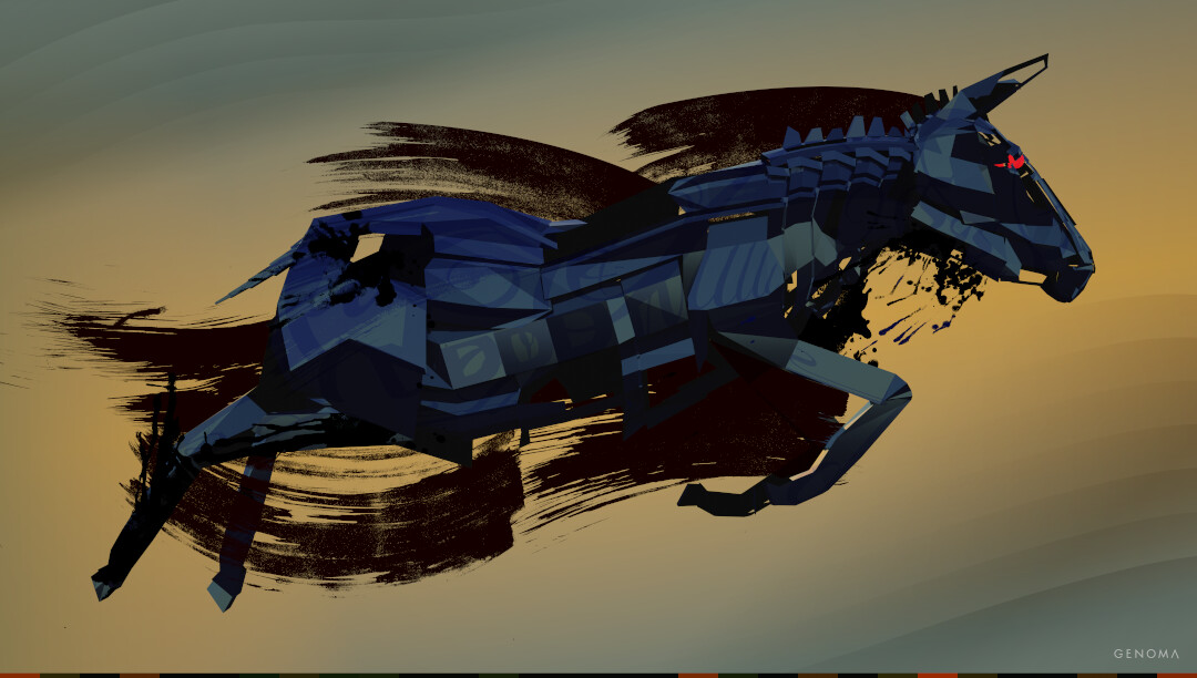 ArtStation - Galloping Decayed Donkey (2020 The Ride), 2021