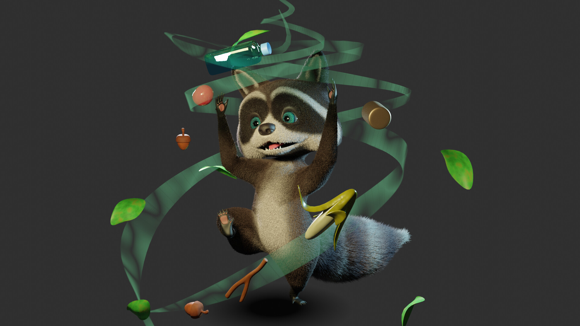 ArtStation - Mapache/Raccoon Fan Art