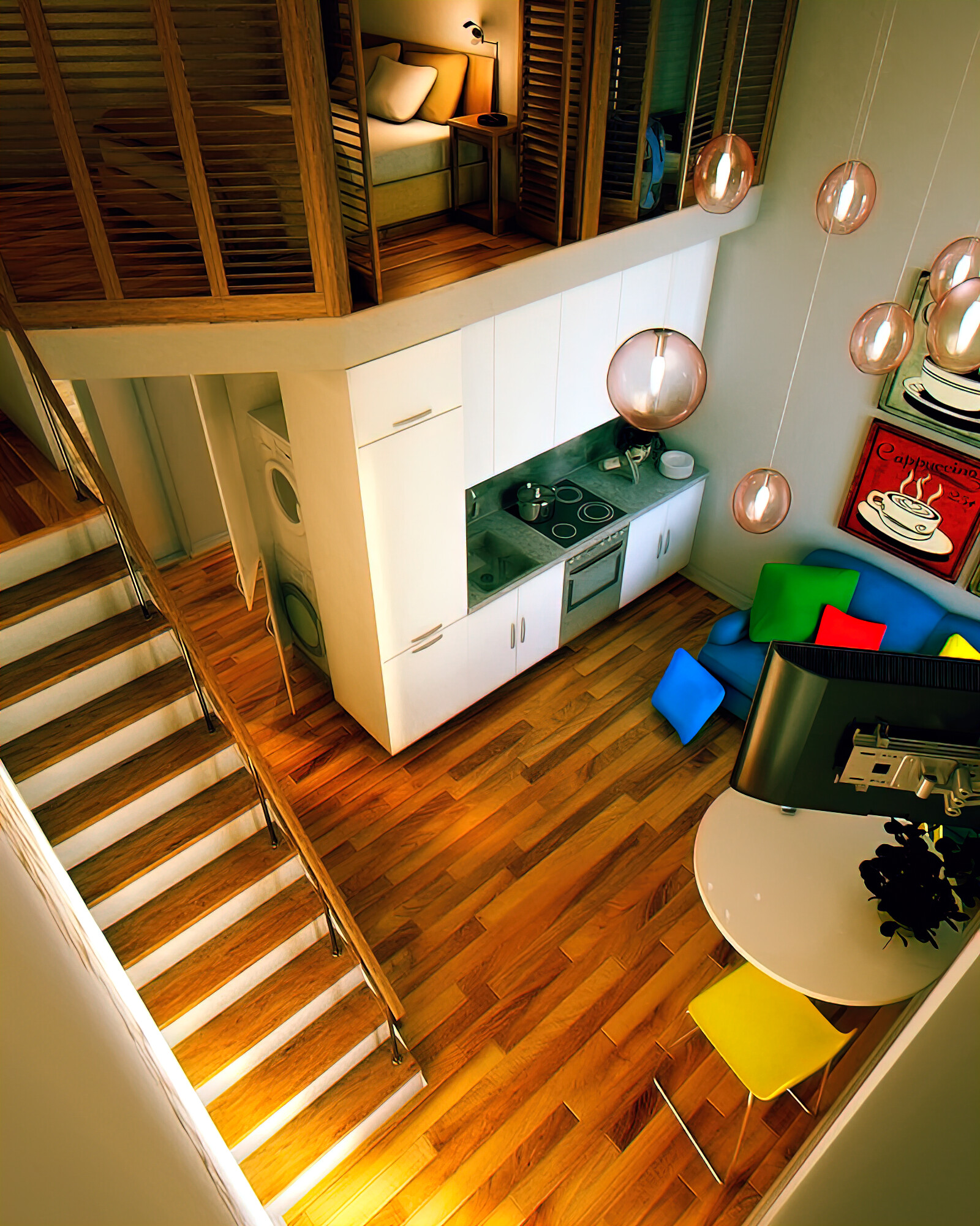 ArtStation - Studio apartment concept