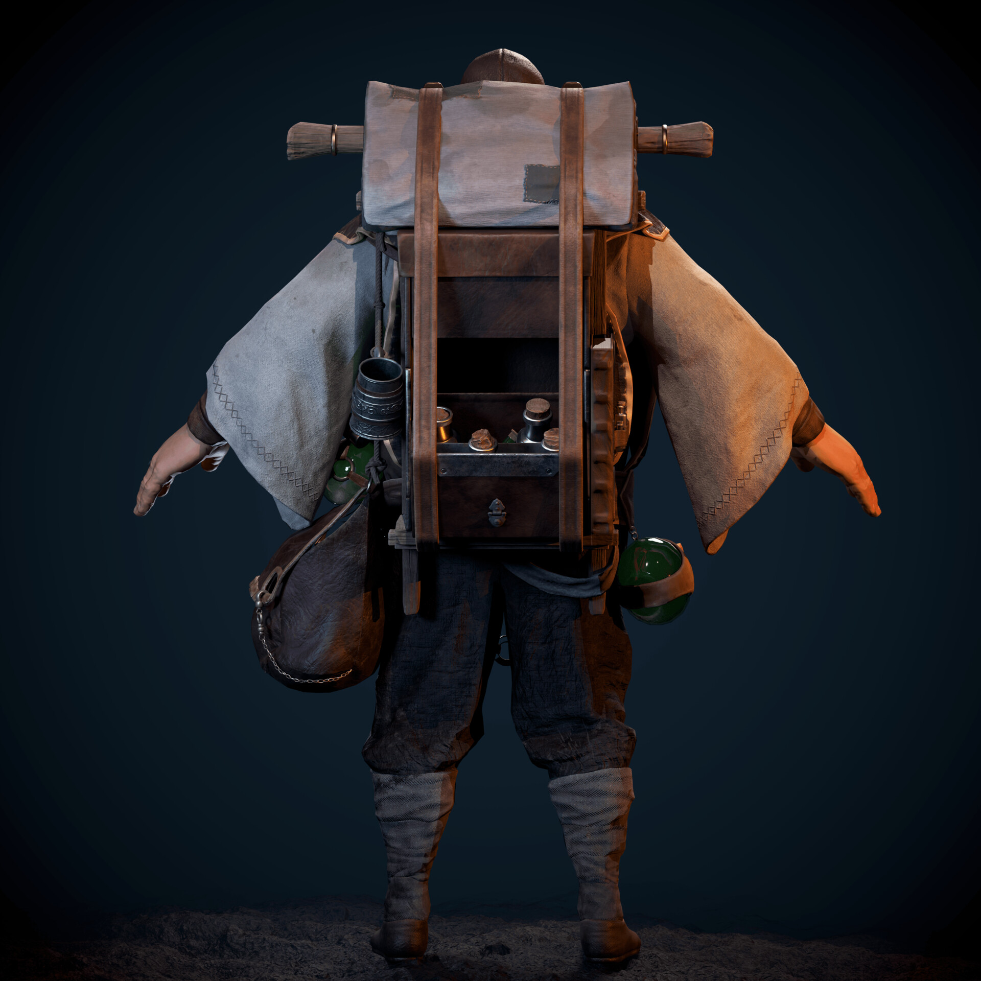 ABOUTCG - 游戏角色线下班第8、9期 成同学作品