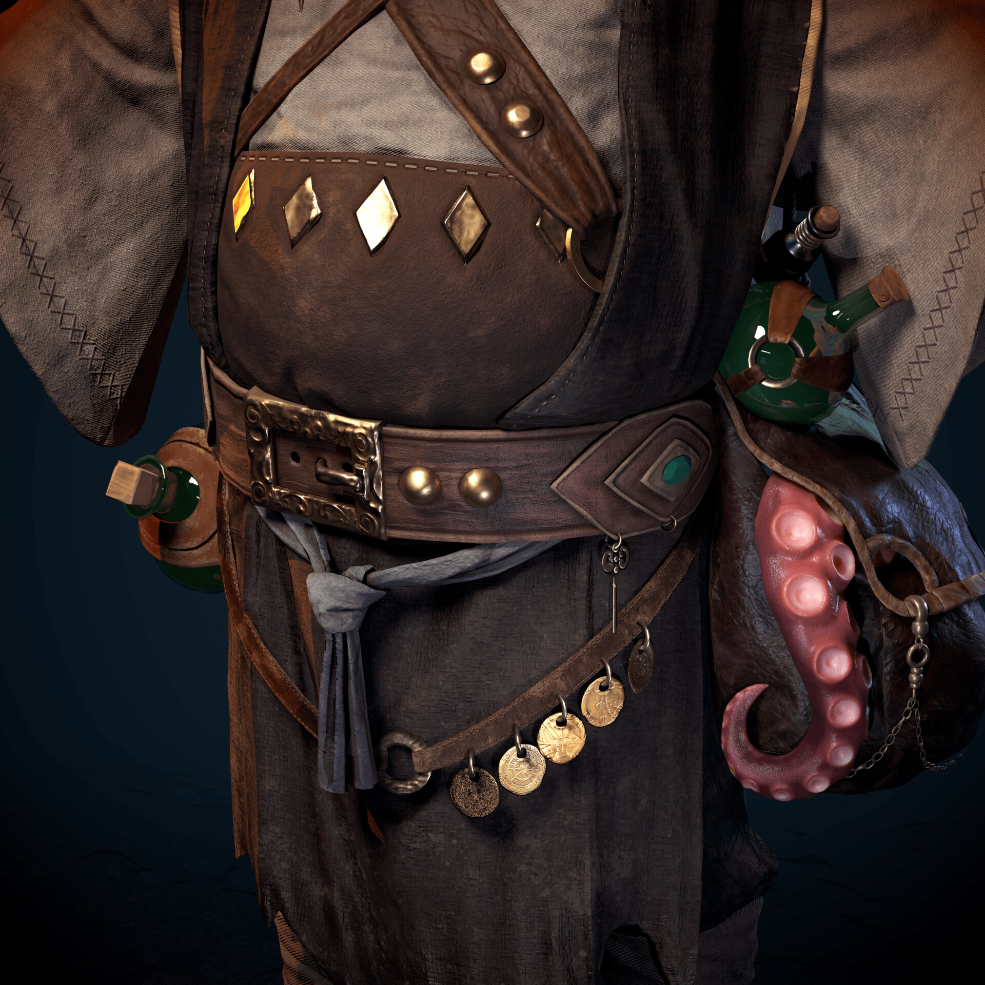 ABOUTCG - 游戏角色线下班第8、9期 成同学作品