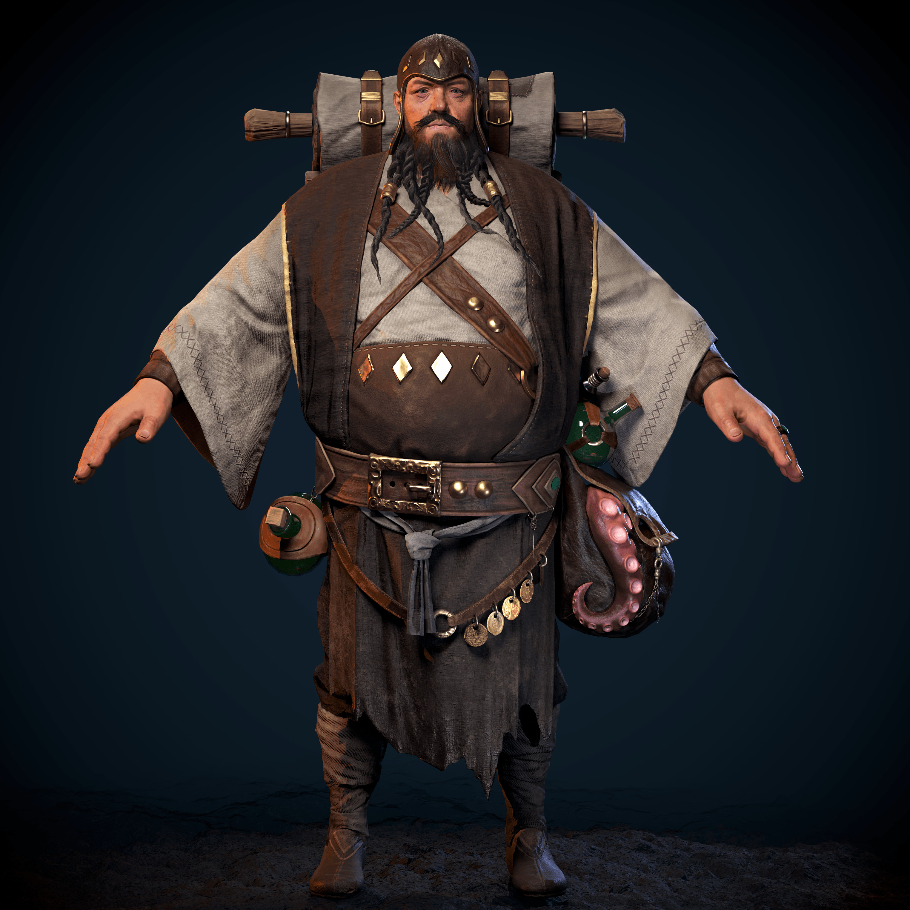 ABOUTCG - 游戏角色线下班第8、9期 成同学作品