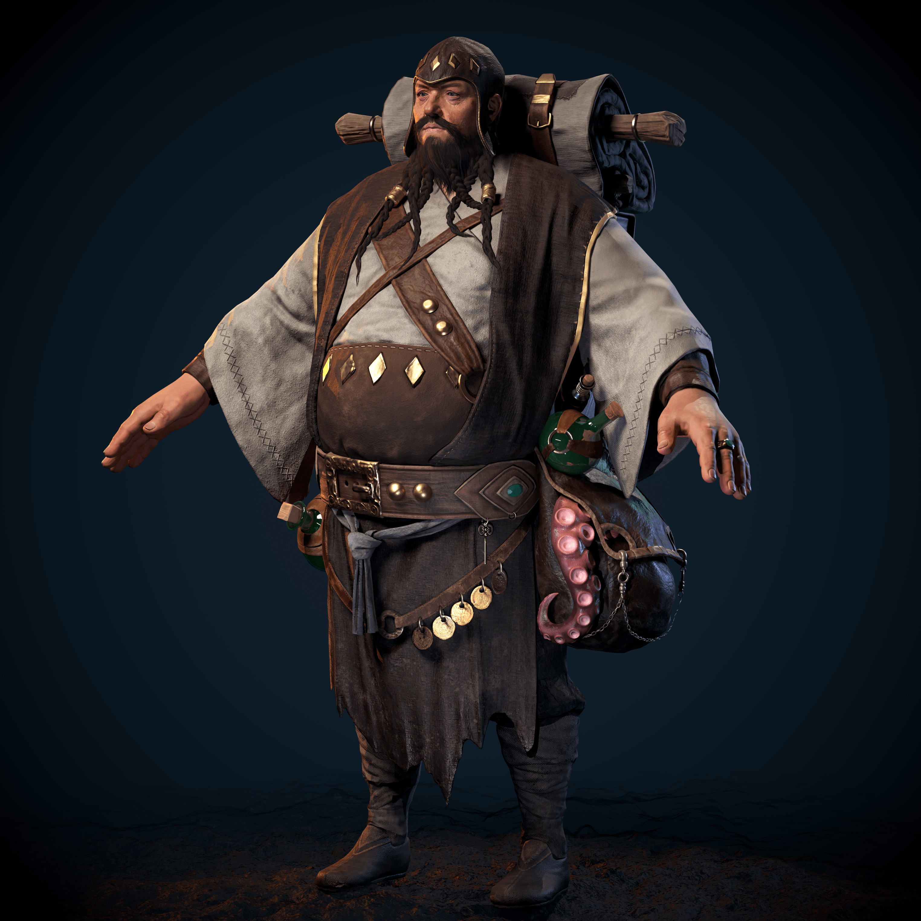 ABOUTCG - 游戏角色线下班第8、9期 成同学作品