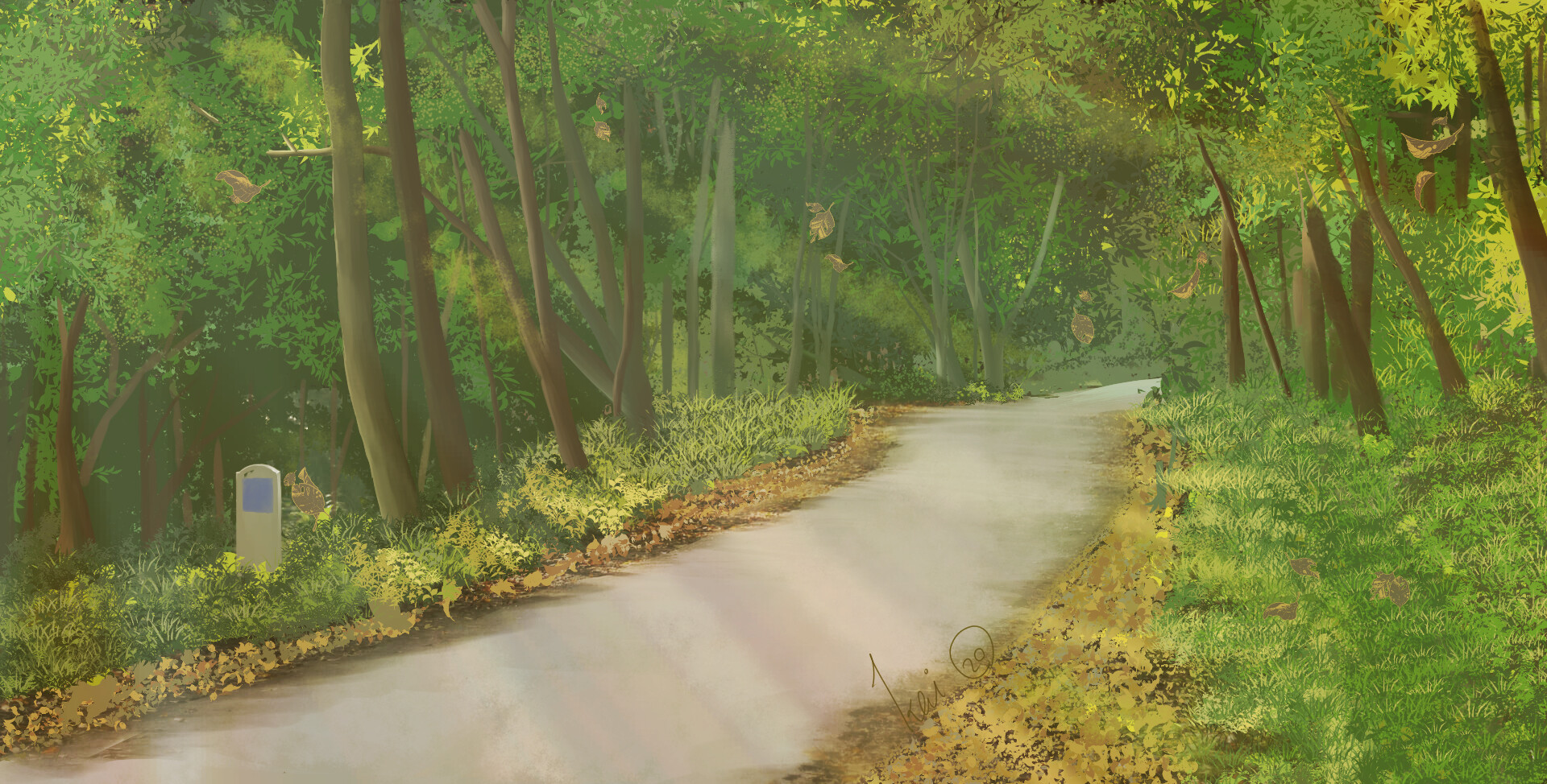 ArtStation - old town road