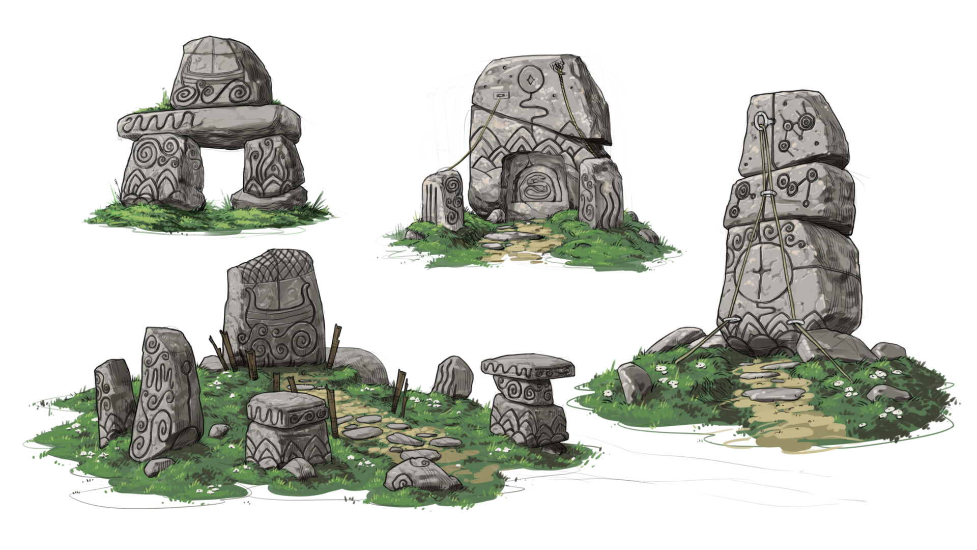 ArtStation - Runestones