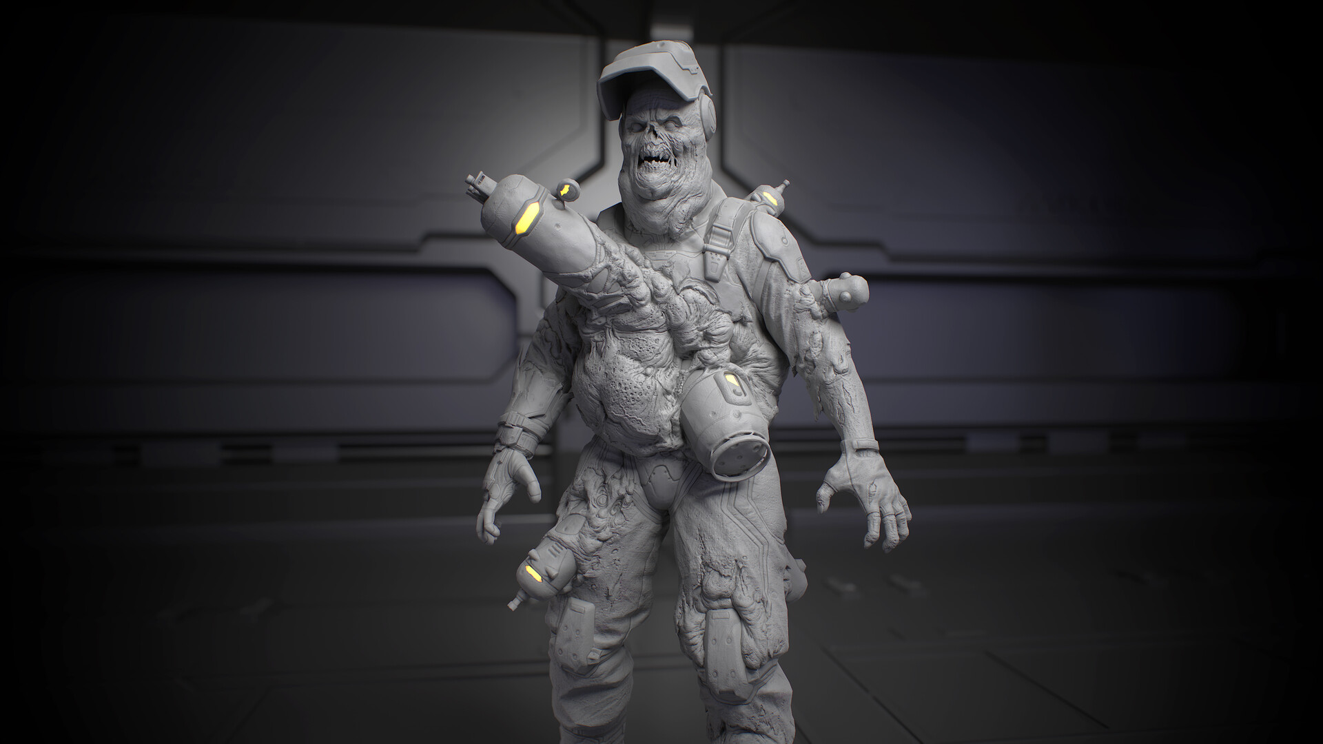 Efgeni Bischoff - Doom Eternal - Cueball Zombie