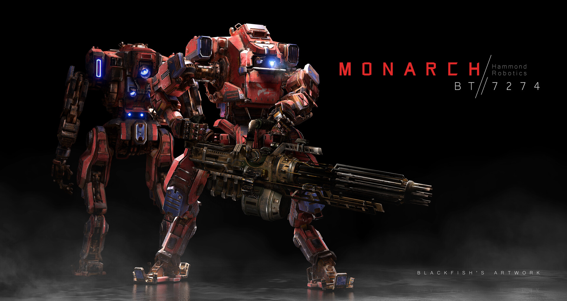 ArtStation - Student Works-MONARCH BT 7274