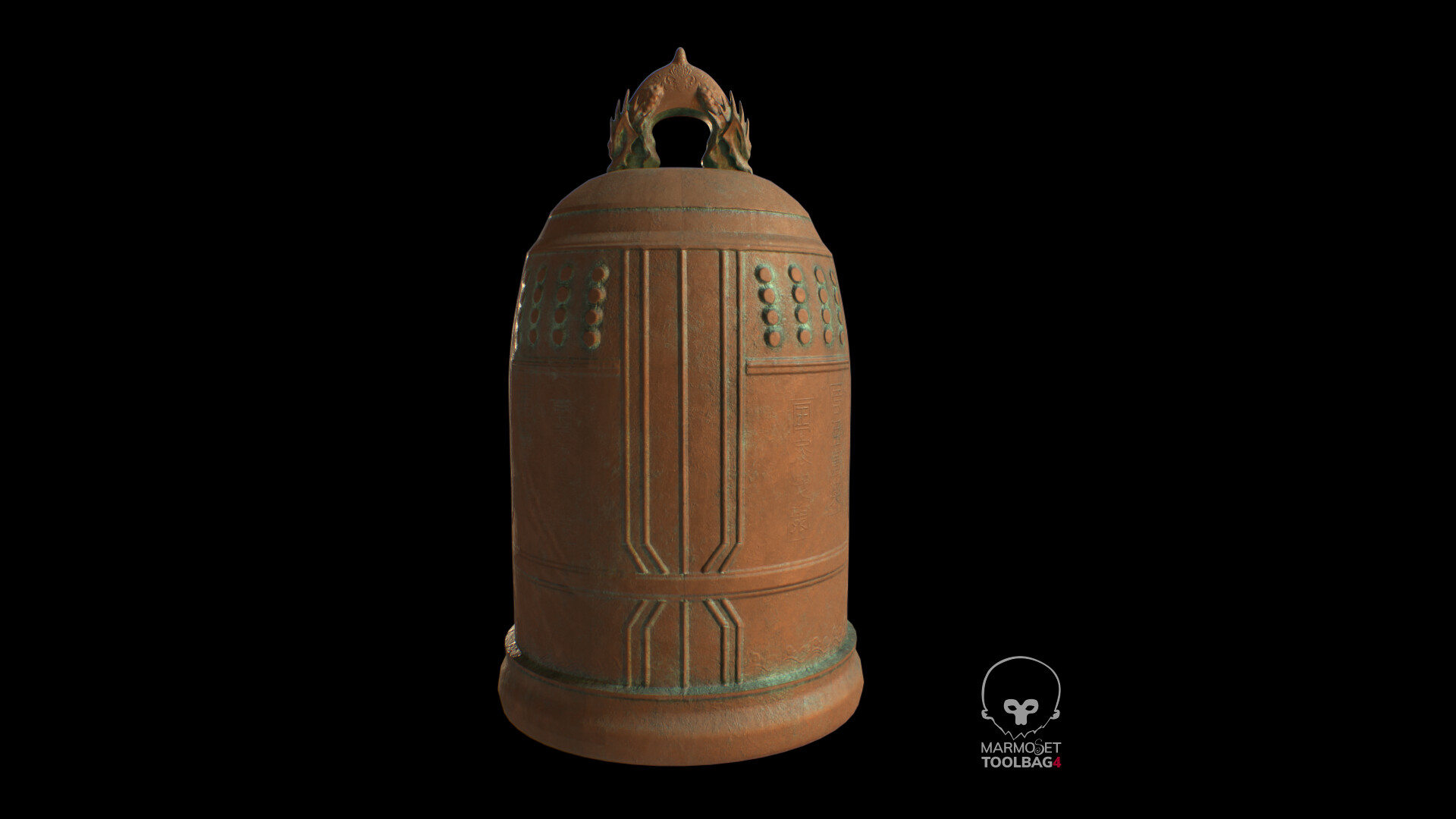 ArtStation - Japanese Buddhist Bonsho Bell