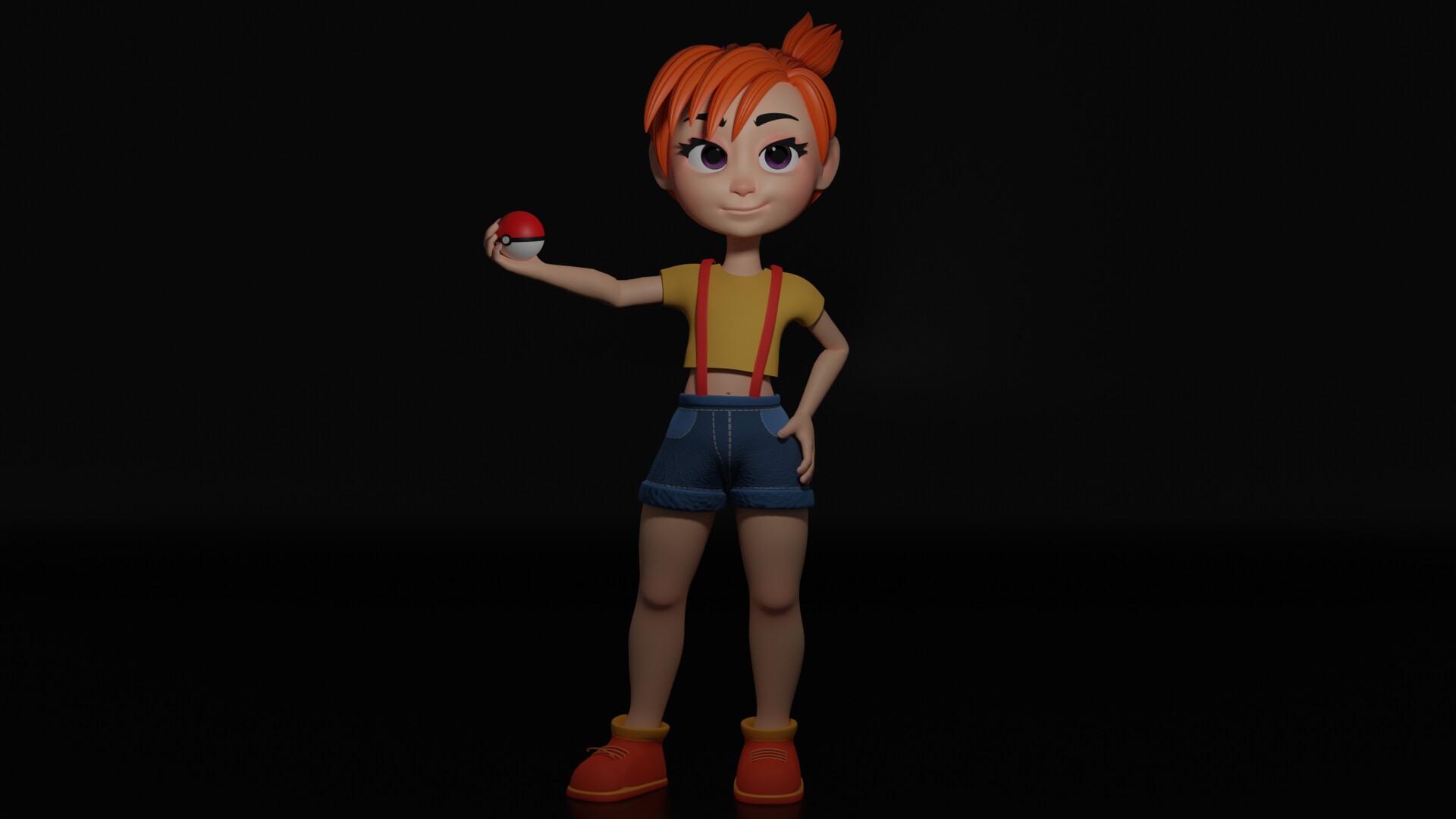 ArtStation - Cartoon Misty 3d Model
