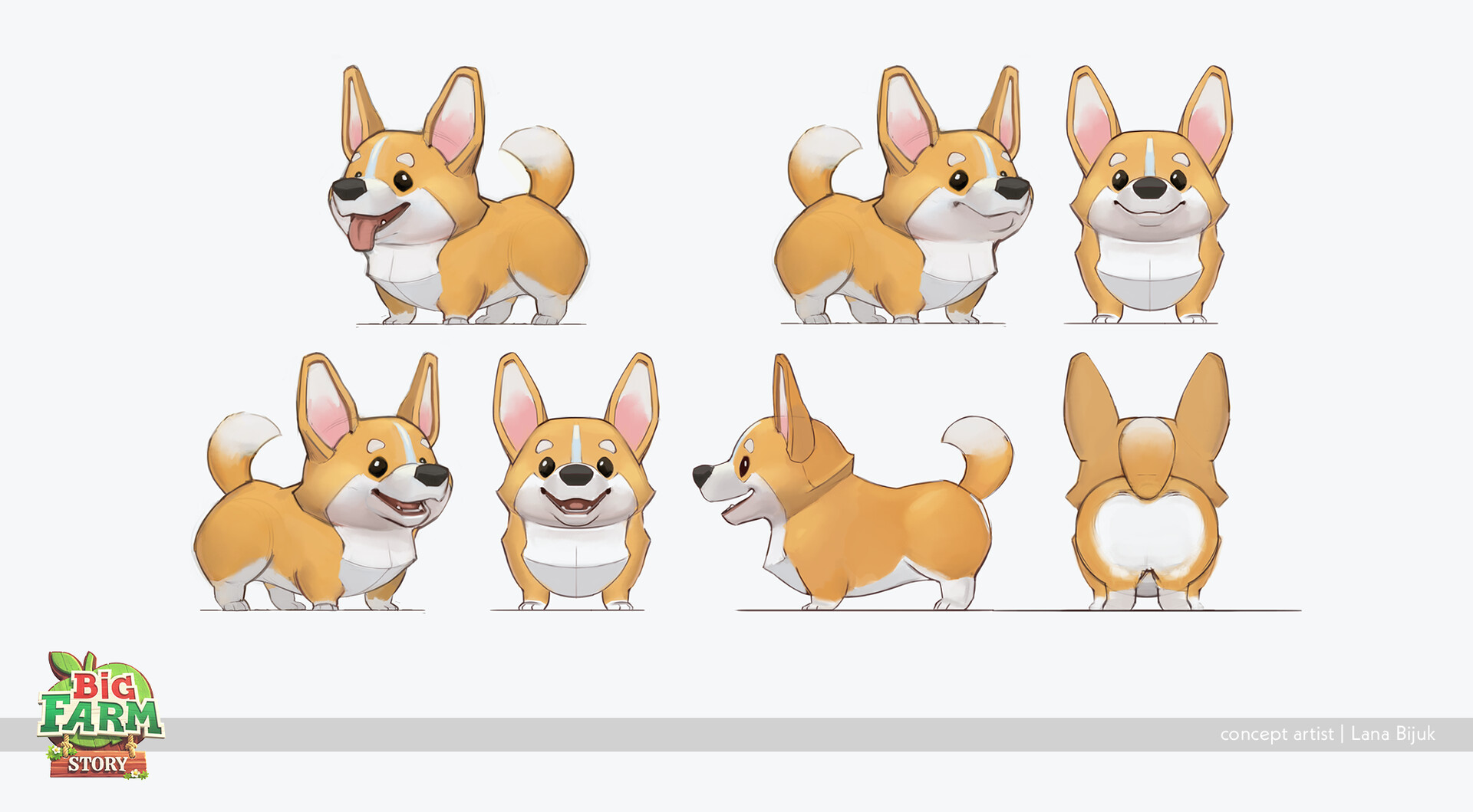 lana-bijuk-anim-corgi-turnaround-artstation.jpg (1920×1059)-花瓣网