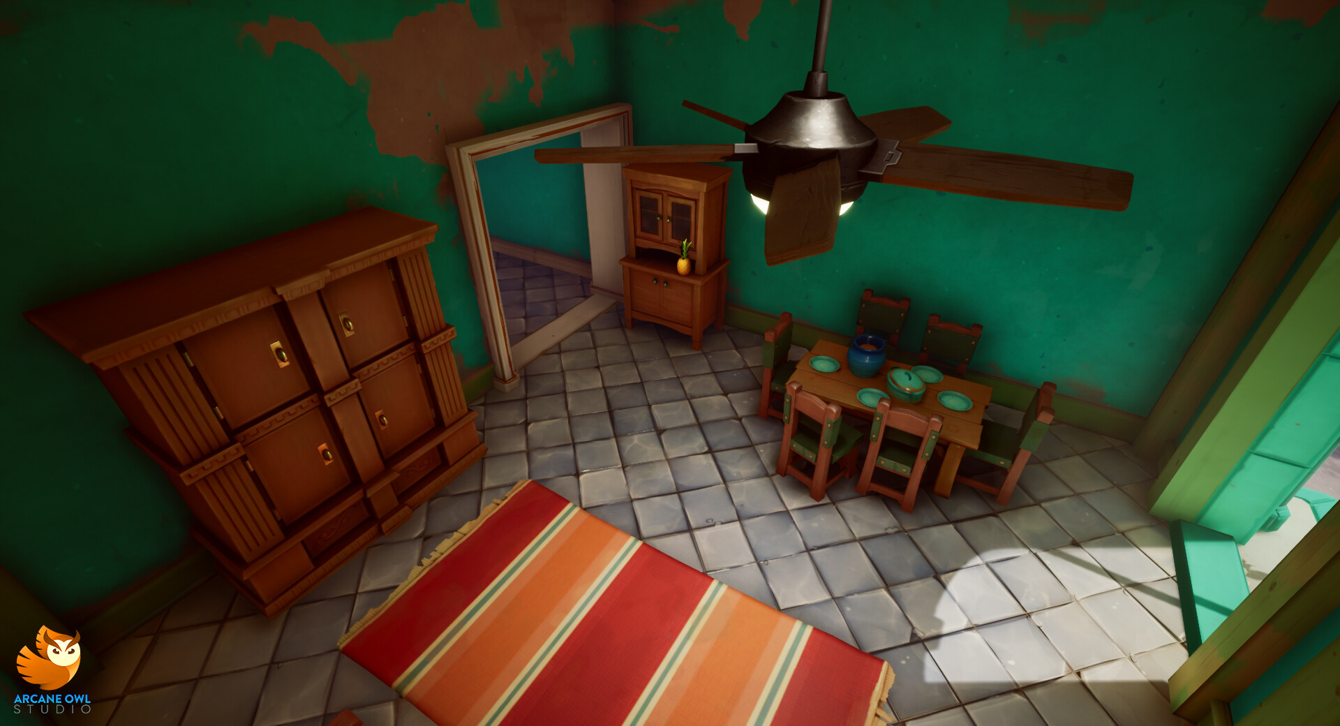 Arcane Owl Studio - Overwatch Havana Map - Fan Art (Education Purpose Only)