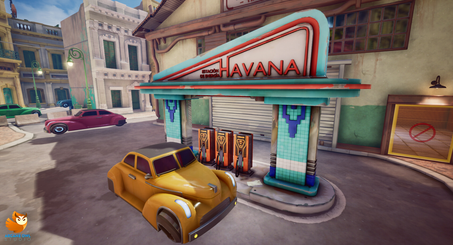 Arcane Owl Studio - Overwatch Havana Map - Fan Art (Education Purpose Only)