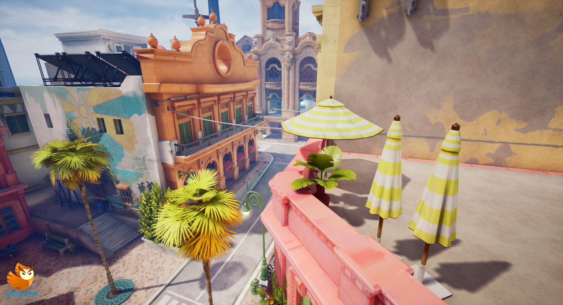 Arcane Owl Studio - Overwatch Havana Map - Fan Art (Education Purpose Only)