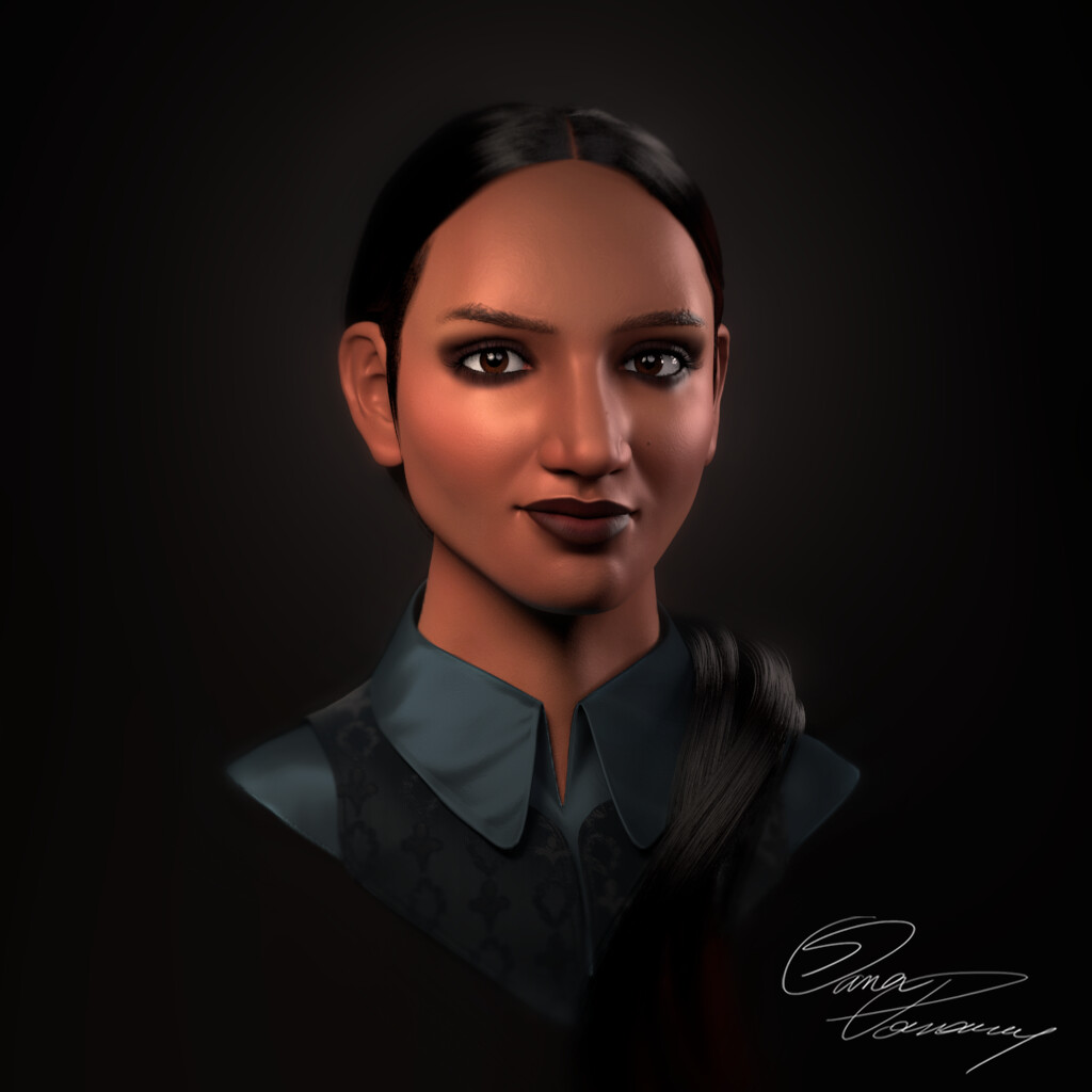 ArtStation - Inej Ghafa-Six of Crows-3D FanArt