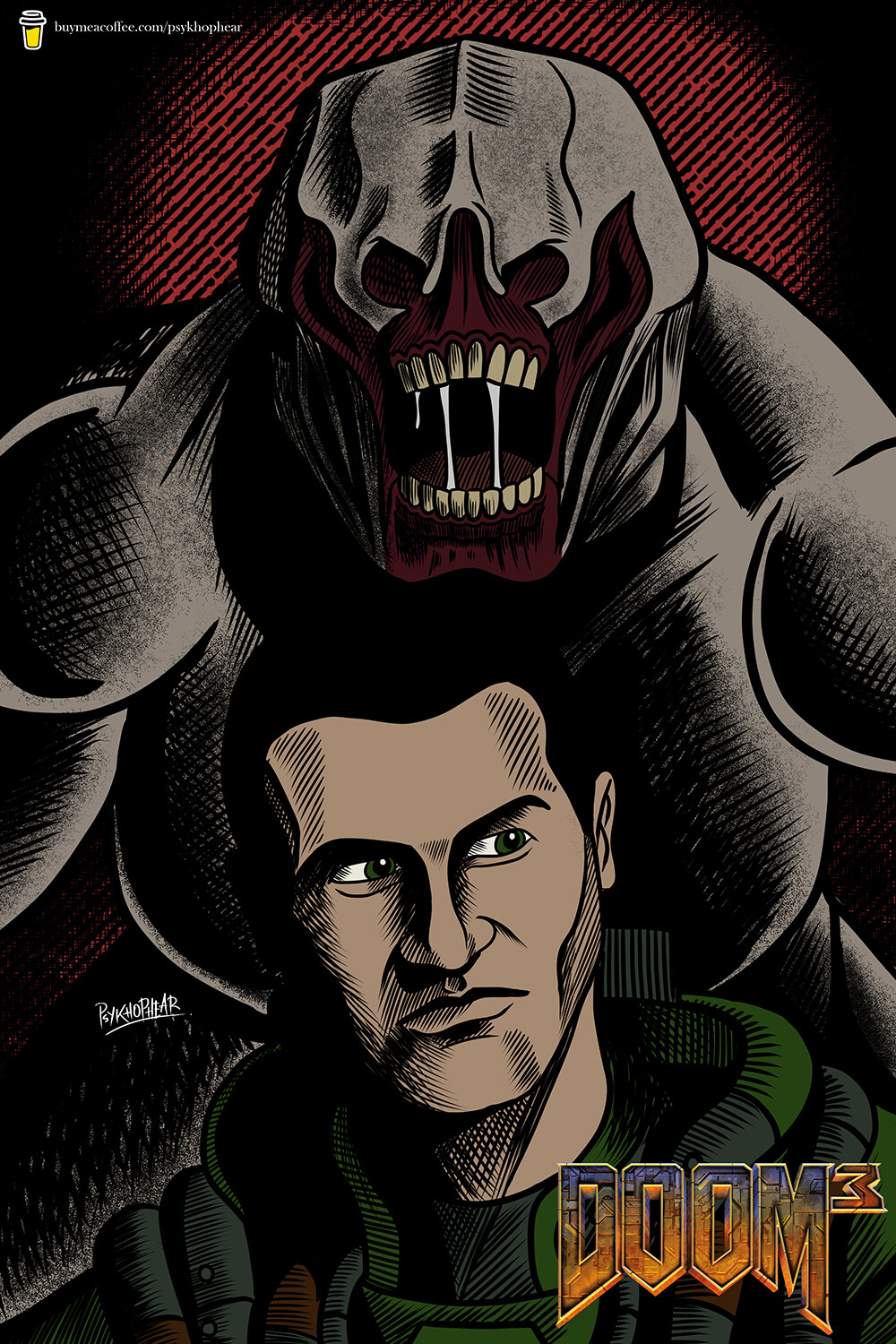 ArtStation - Happy 17th Anniversary, DOOM 3