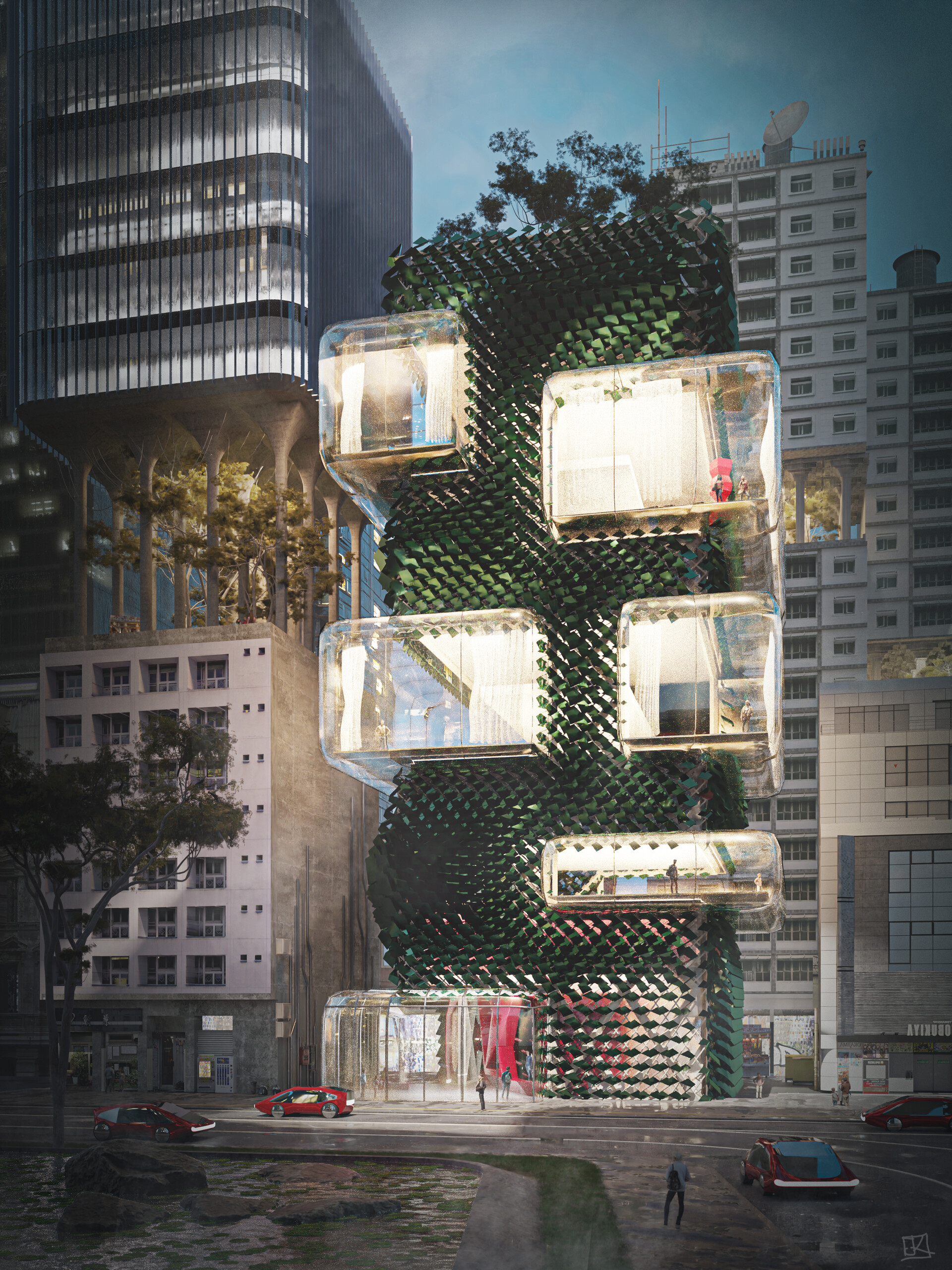 ArtStation - Rought or slick technoarchitecture