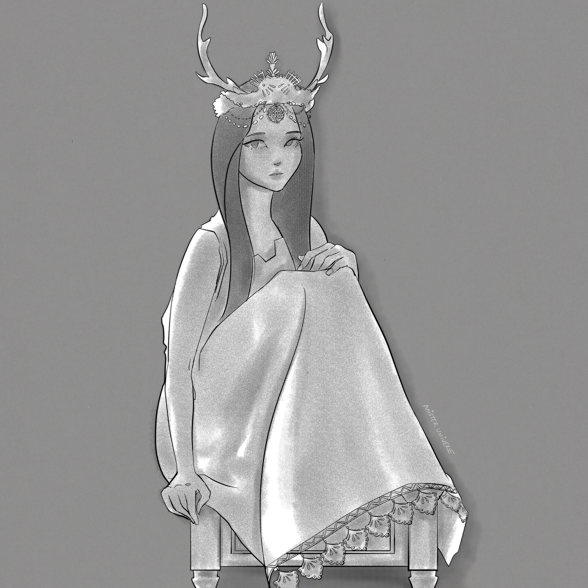 ArtStation - Deer Princess