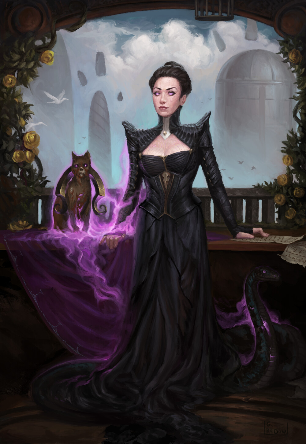 ArtStation - Professor Onyx (MTG fan art)