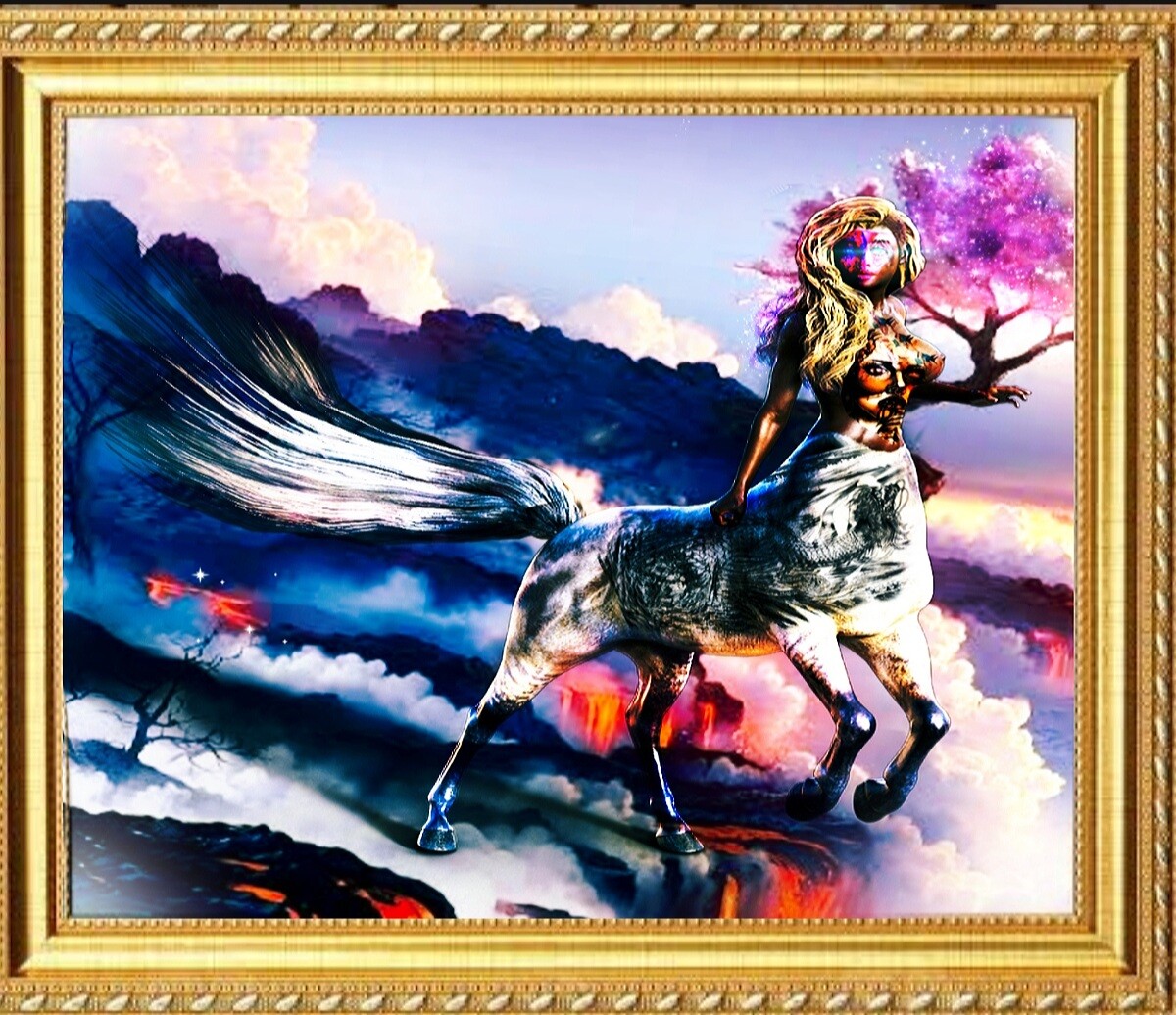 ArtStation - Centauros são meio-humanos, criaturas metade cavalo na ...