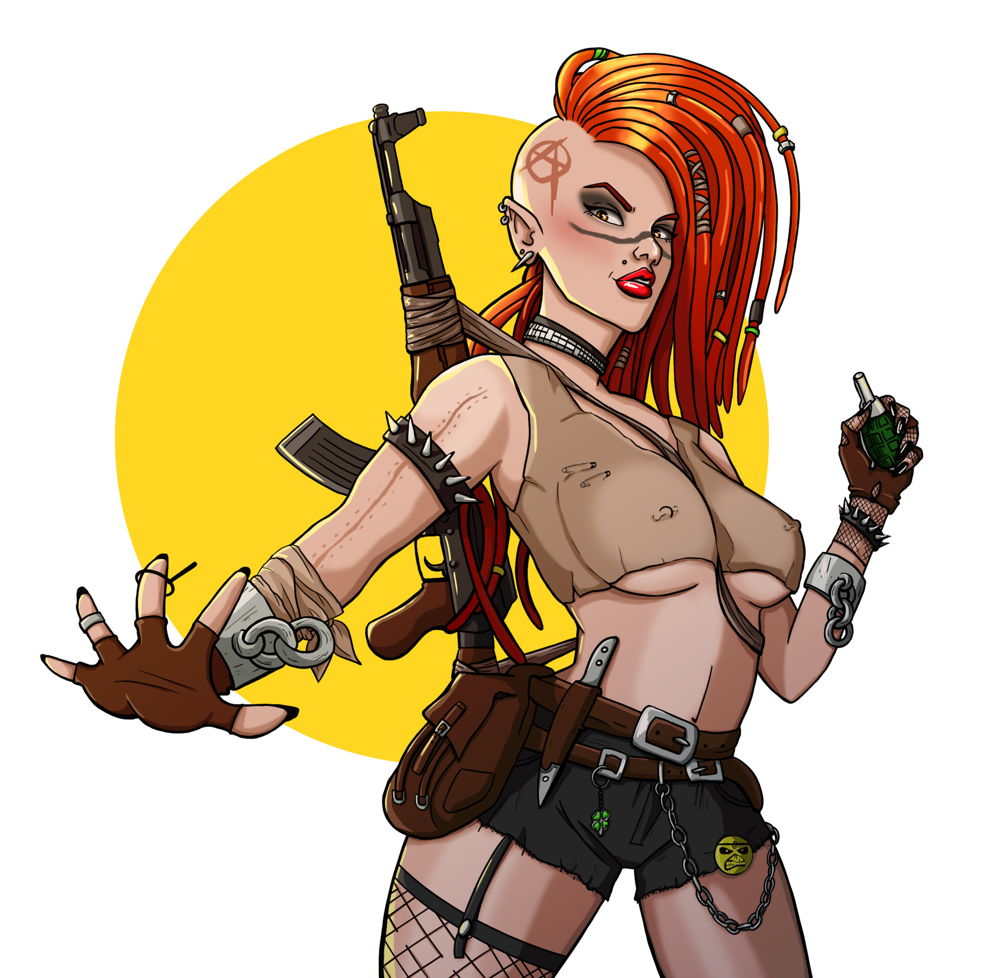 ArtStation - Punk girl