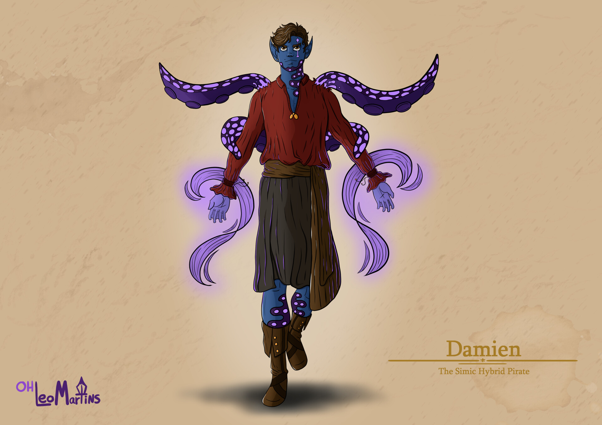 ArtStation - Damien - D&D Art