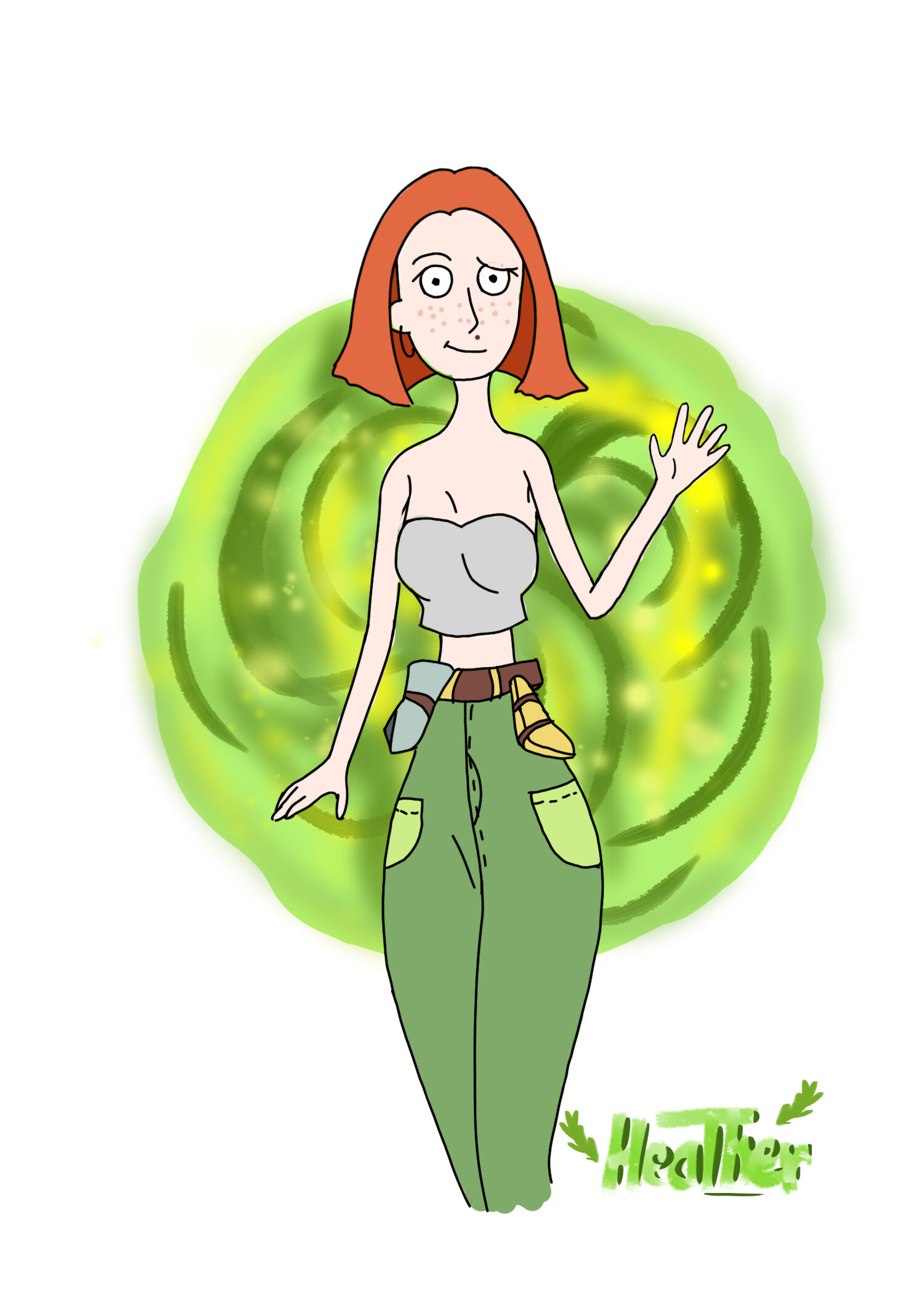 ArtStation - Original character in "Rick and Morty" universe