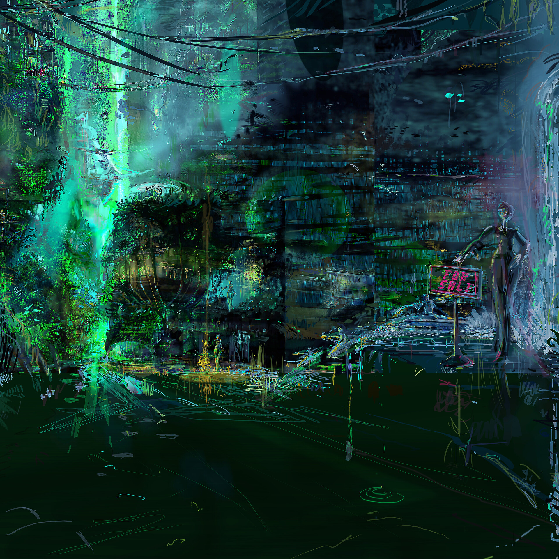 ArtStation - Jungle Themepark Property.