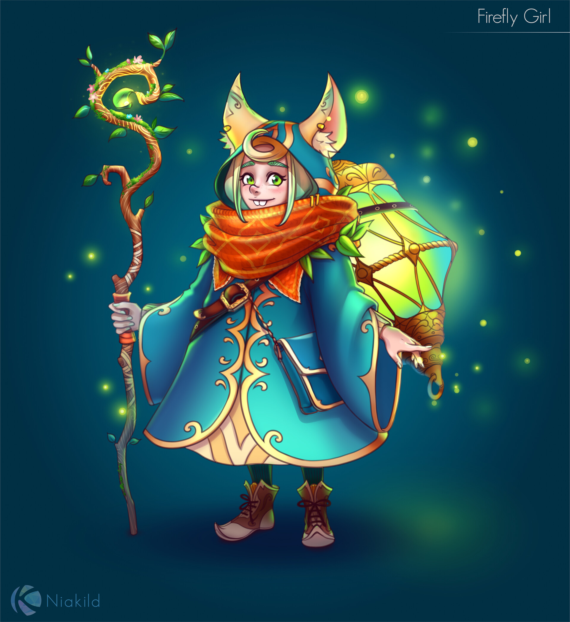 ArtStation - Firefly Girl