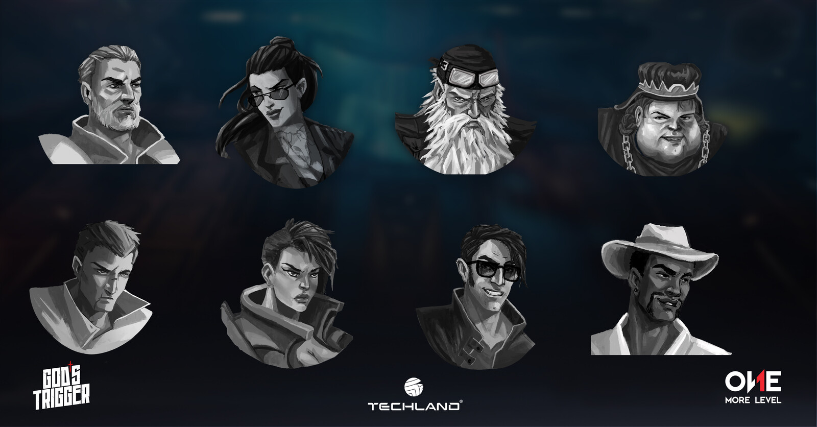 Barbara Sadowska - God's Trigger character portraits